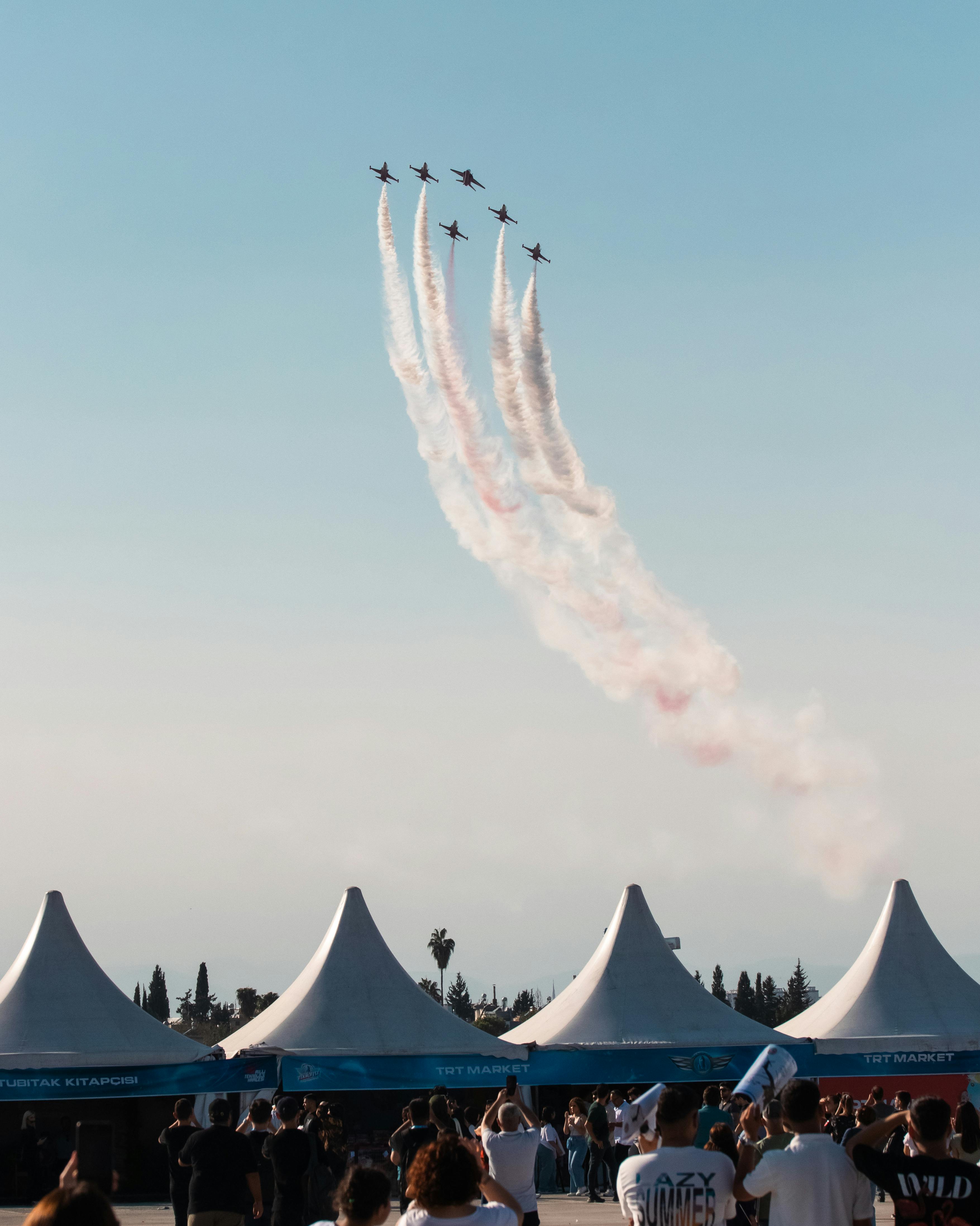 Spectacular Aerial Display at Outdoor Event · Free Stock Photo