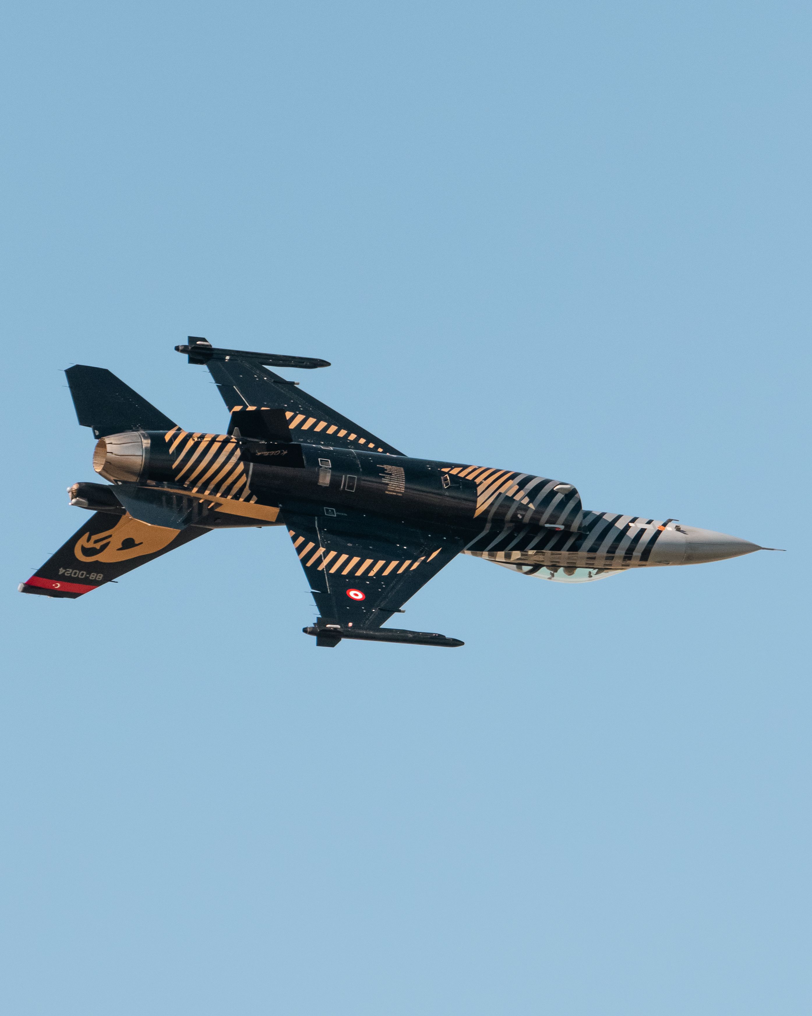 Aerial View of Fighter Jet in Clear Sky · Free Stock Photo