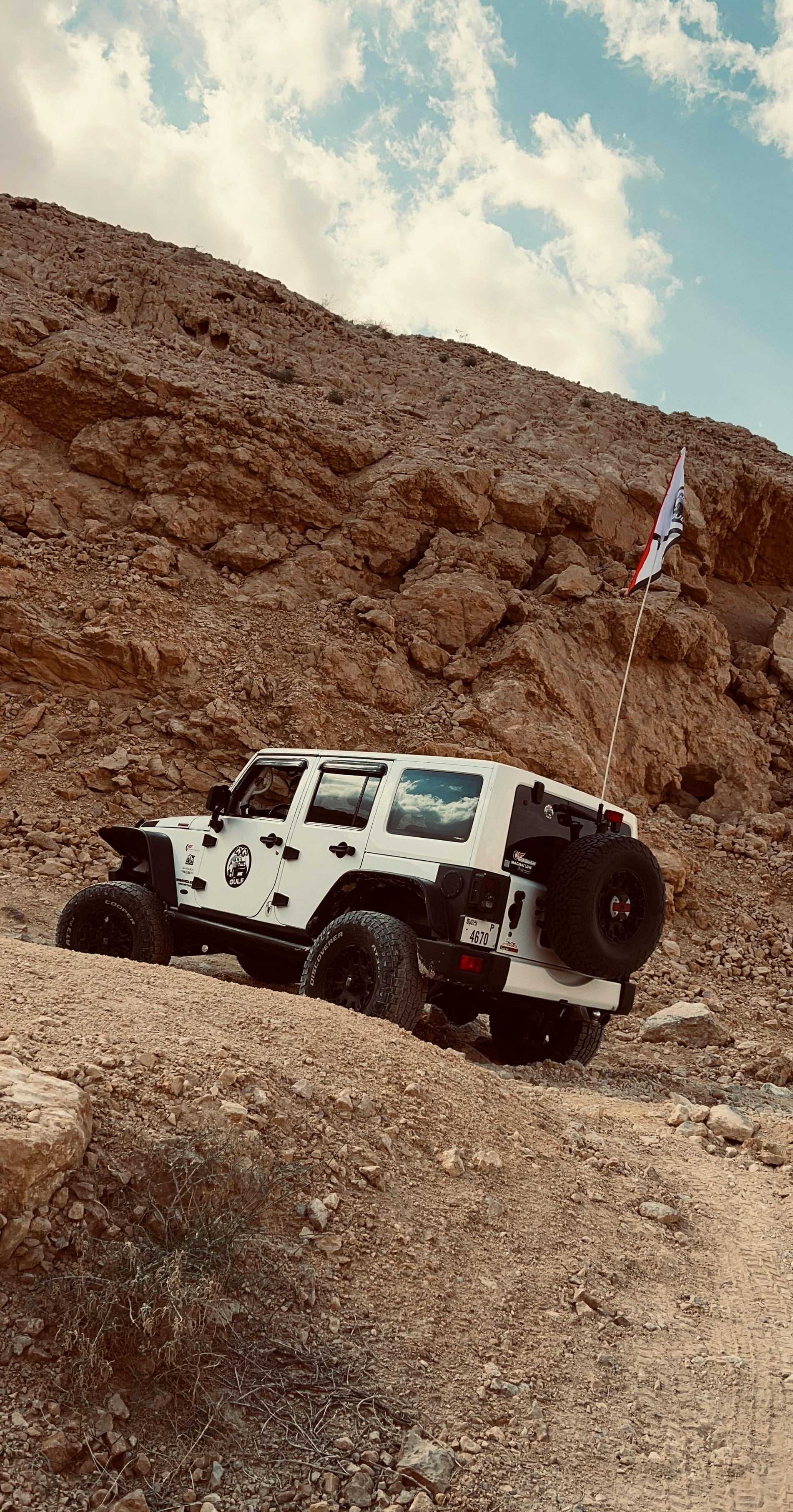 Off-Road Adventure in Sharjah's Rocky Terrain · Free Stock Photo