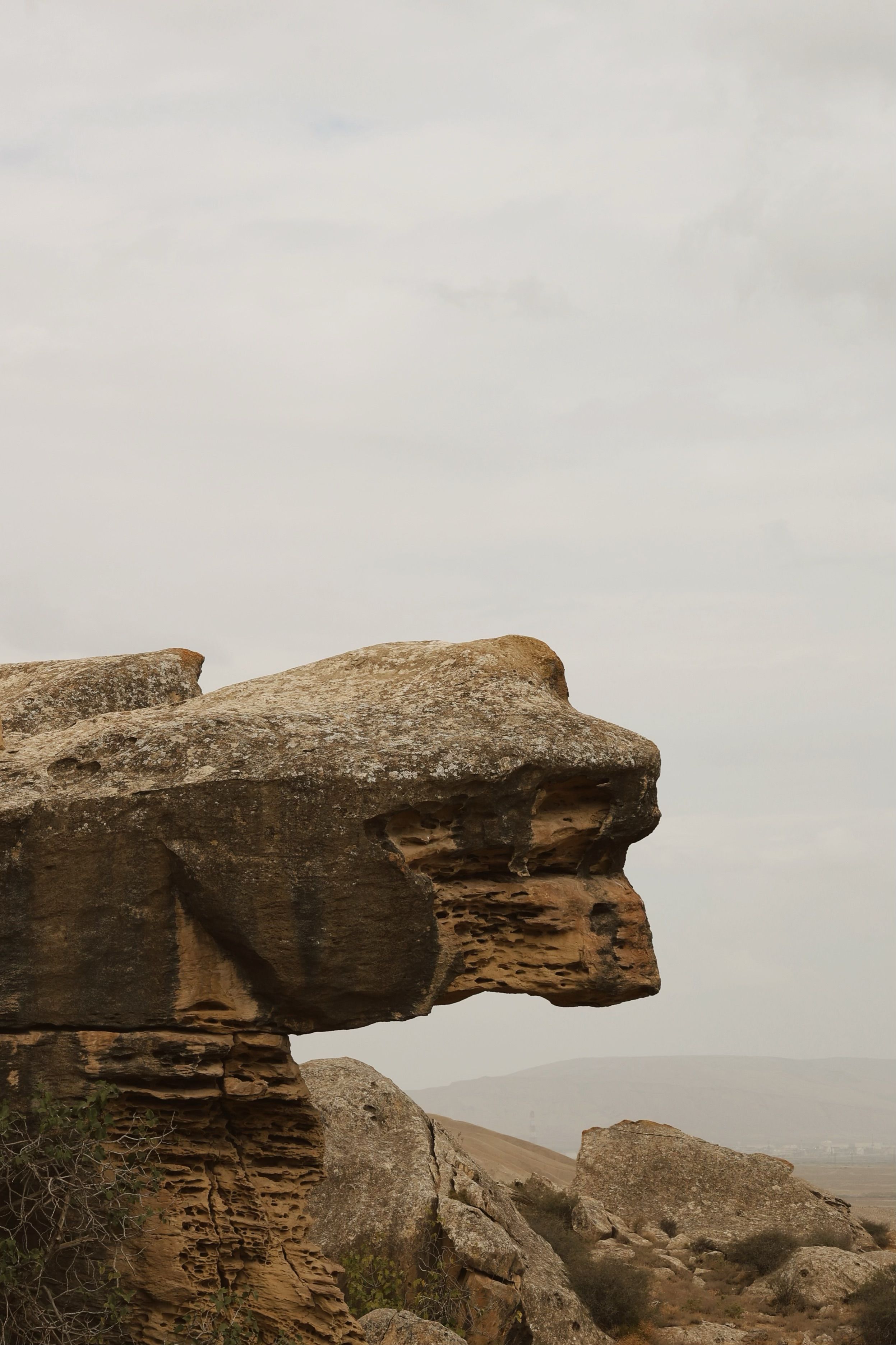Rock Formation Resembling Fierce Animal Head · Free Stock Photo