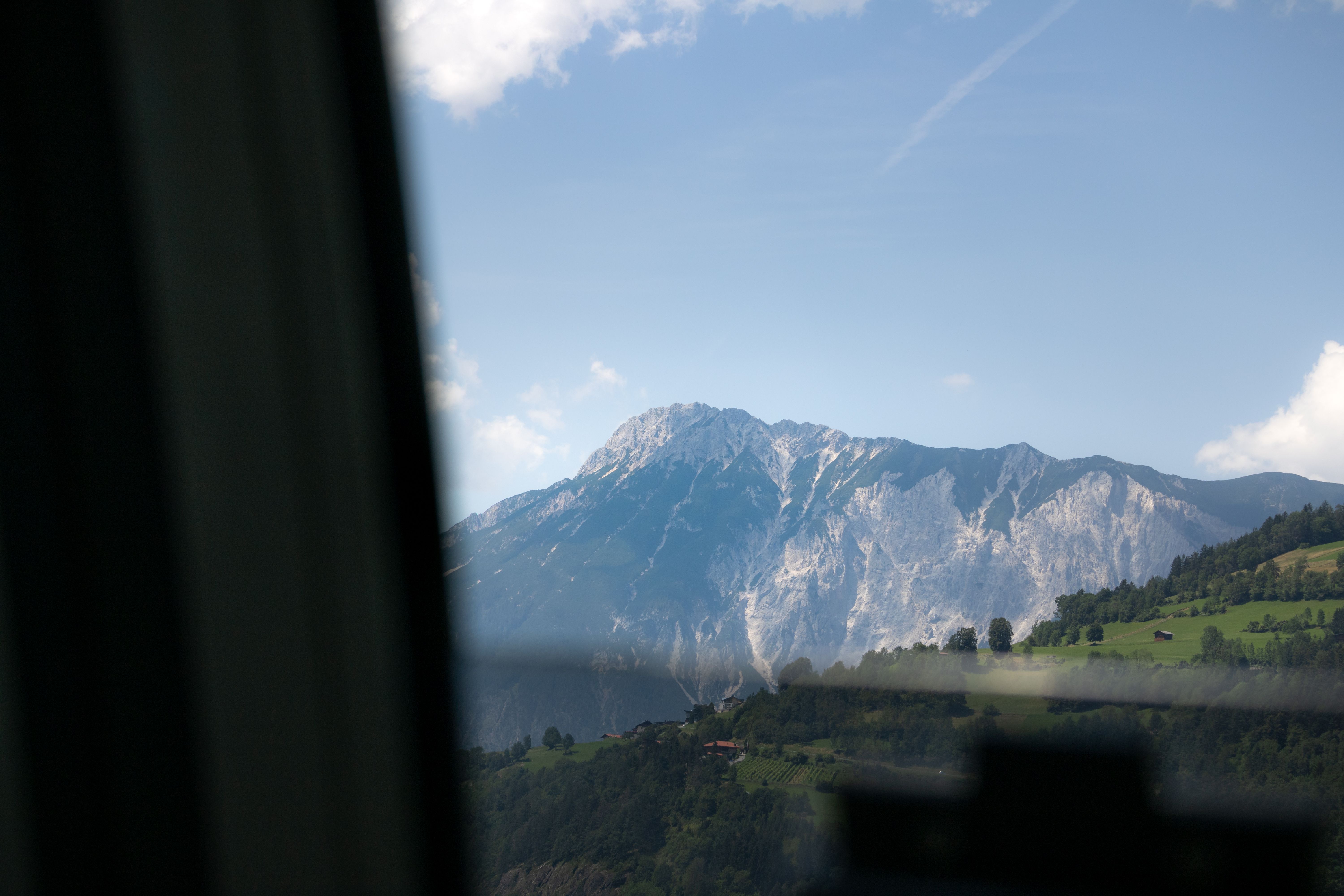 Spectacular View of Tirol Alps from Window · Free Stock Photo