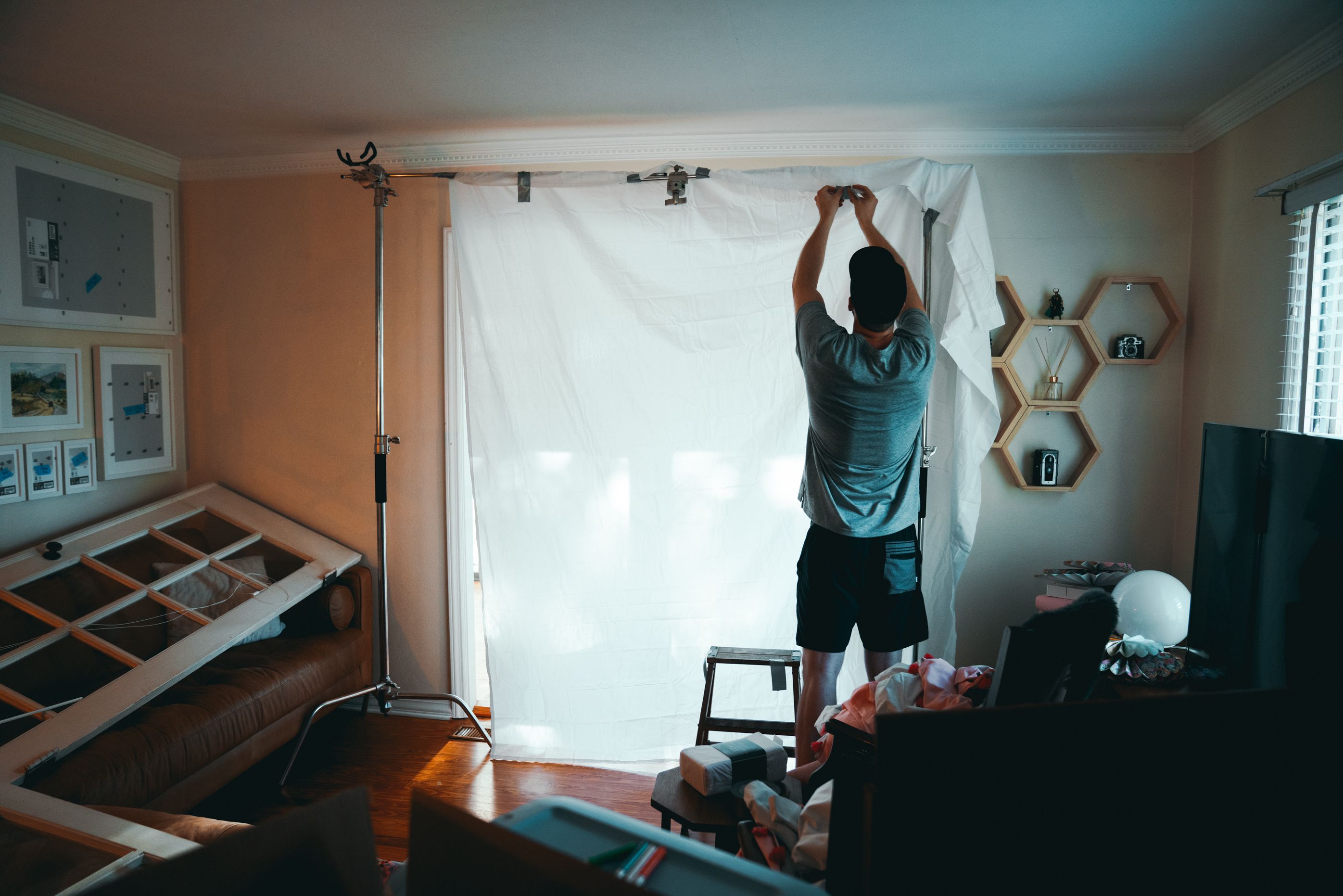 Person Sitting on Rocking Chair Inside Room · Free Stock Photo