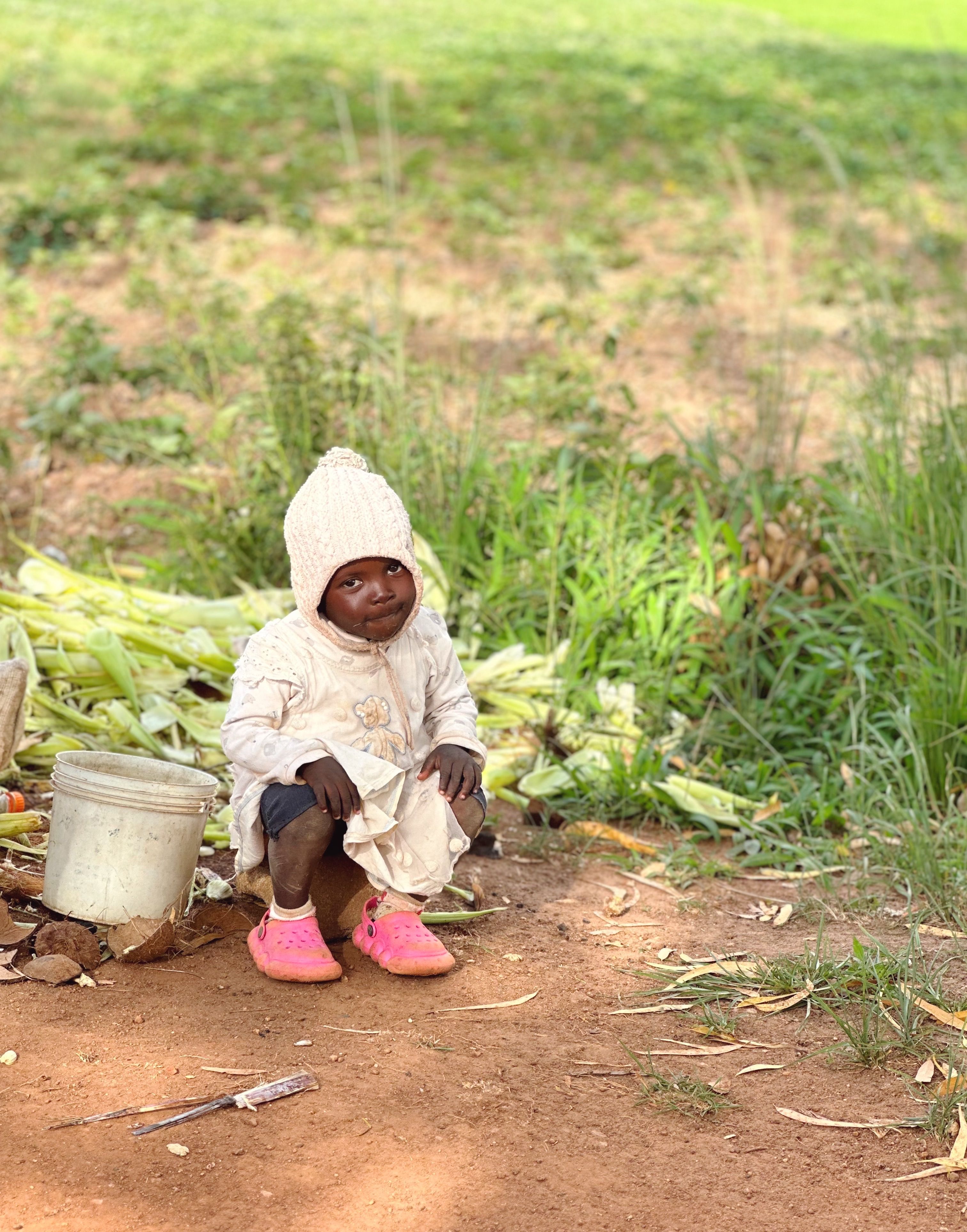 Cute Child in Rural Nigerian Setting · Free Stock Photo