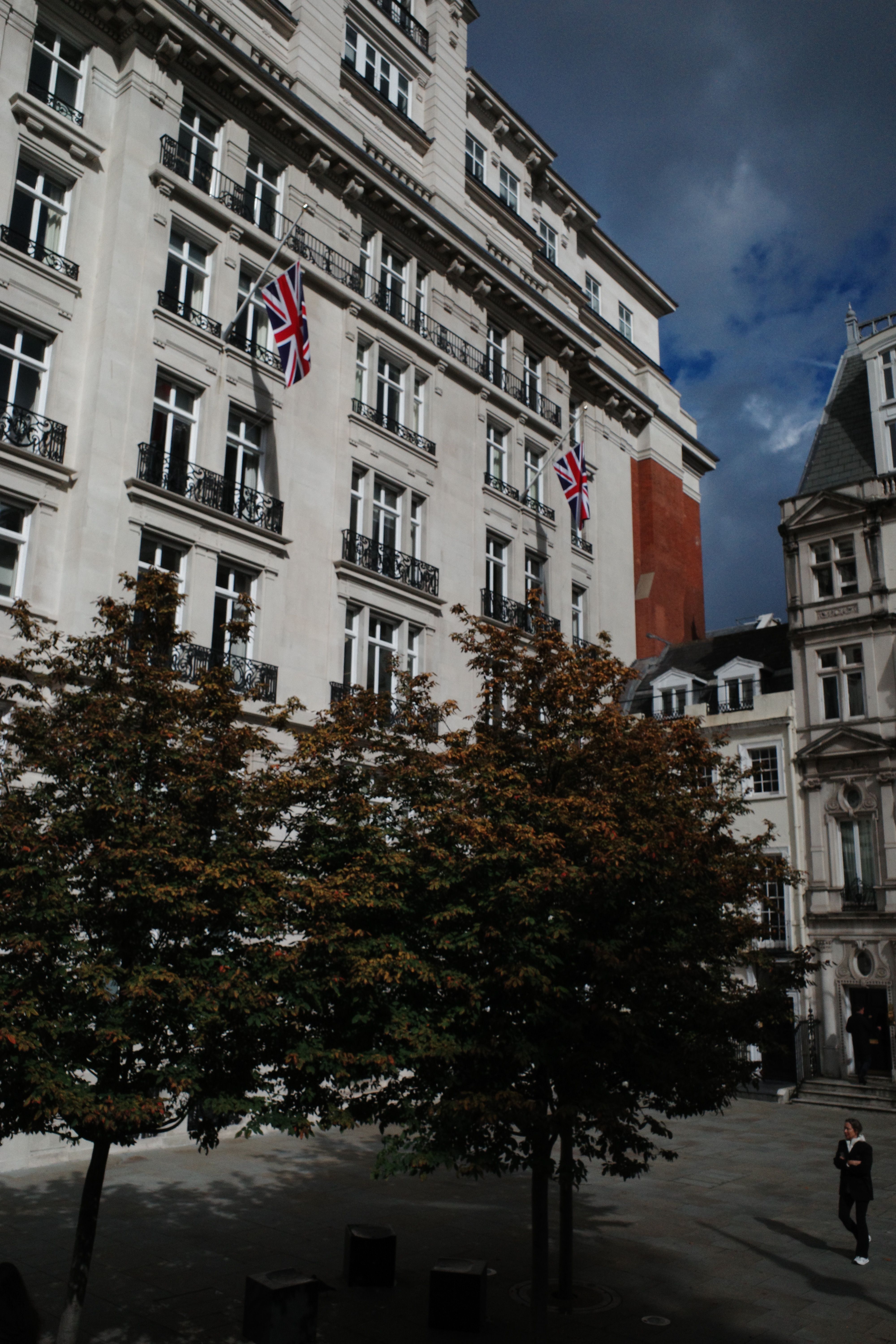 Union Jack Flags on Historic London Building · Free Stock Photo