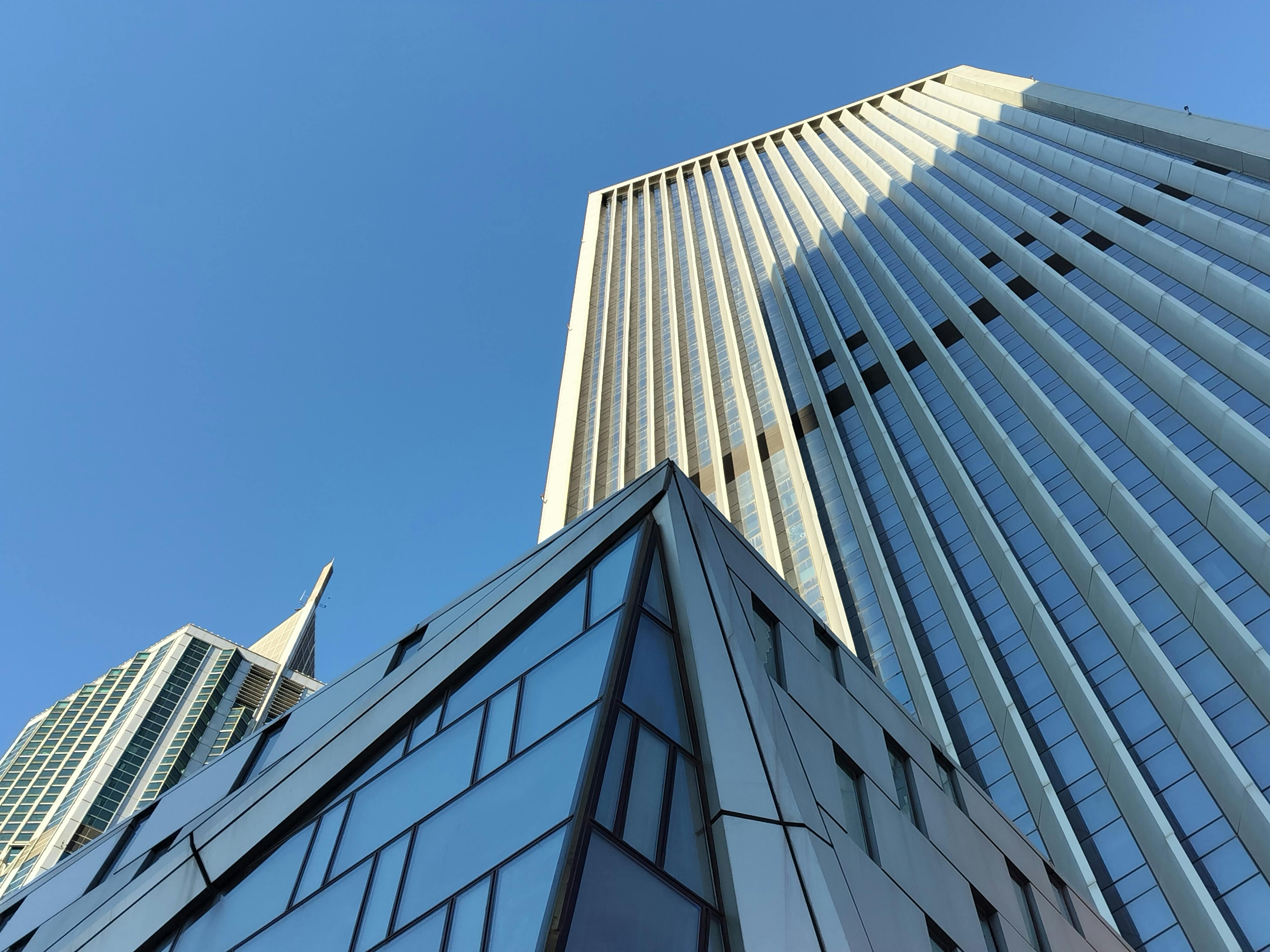 Dramatic Angles of Modern Skyscrapers in Shanghai · Free Stock Photo