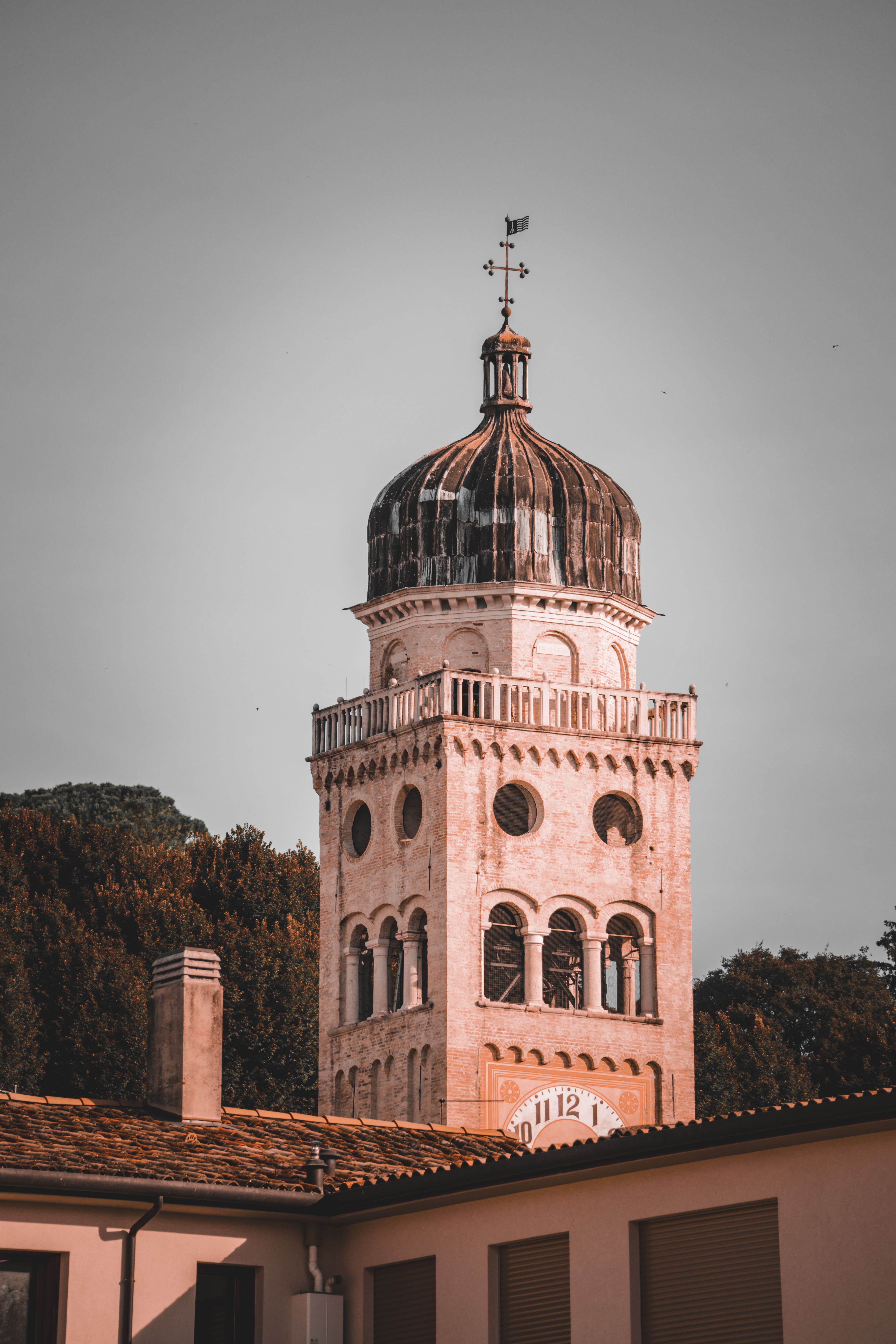 Historic Tower in Autumn Scenic View · Free Stock Photo