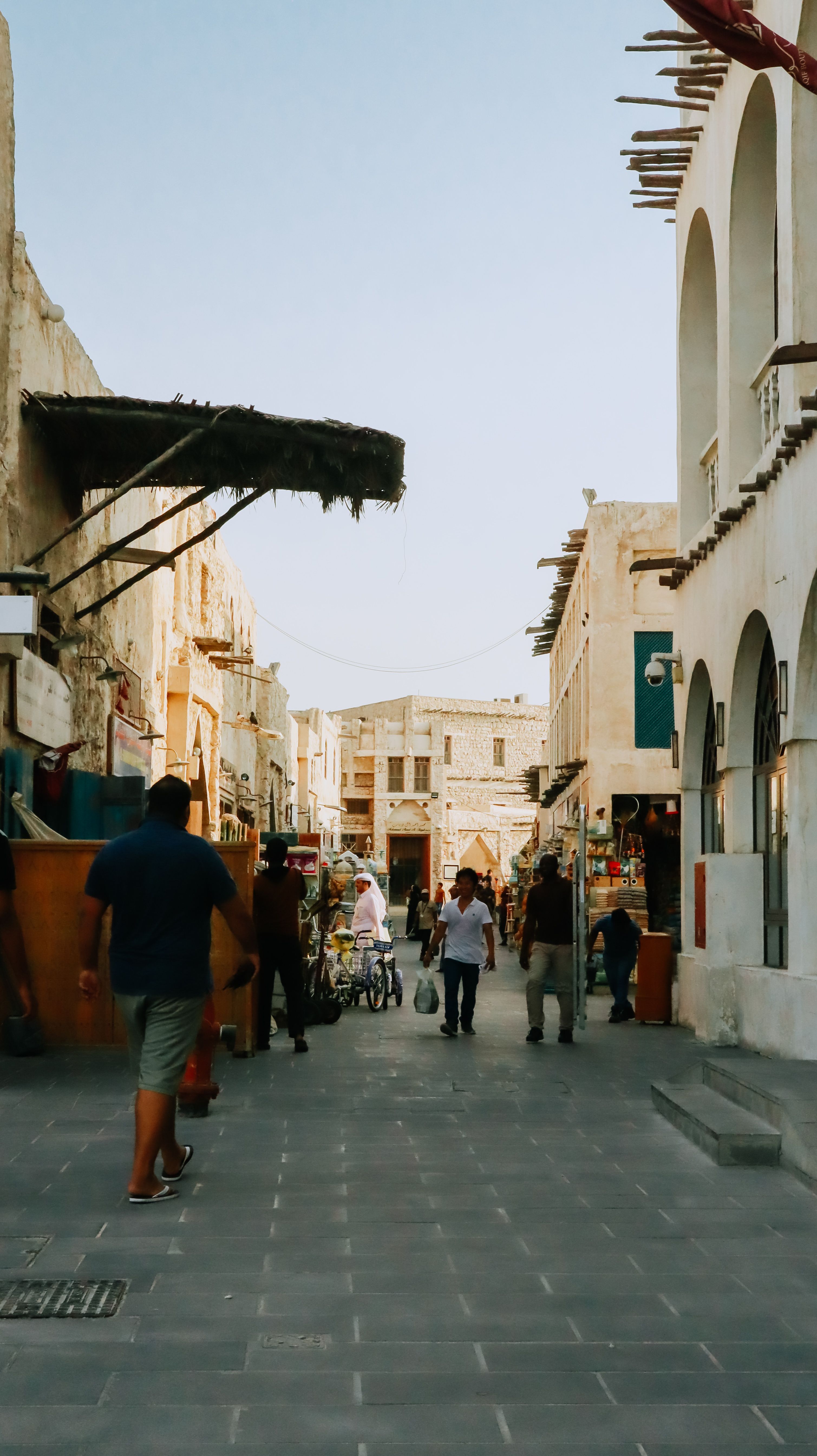 Bustling Middle Eastern Street Market Scene · Free Stock Photo