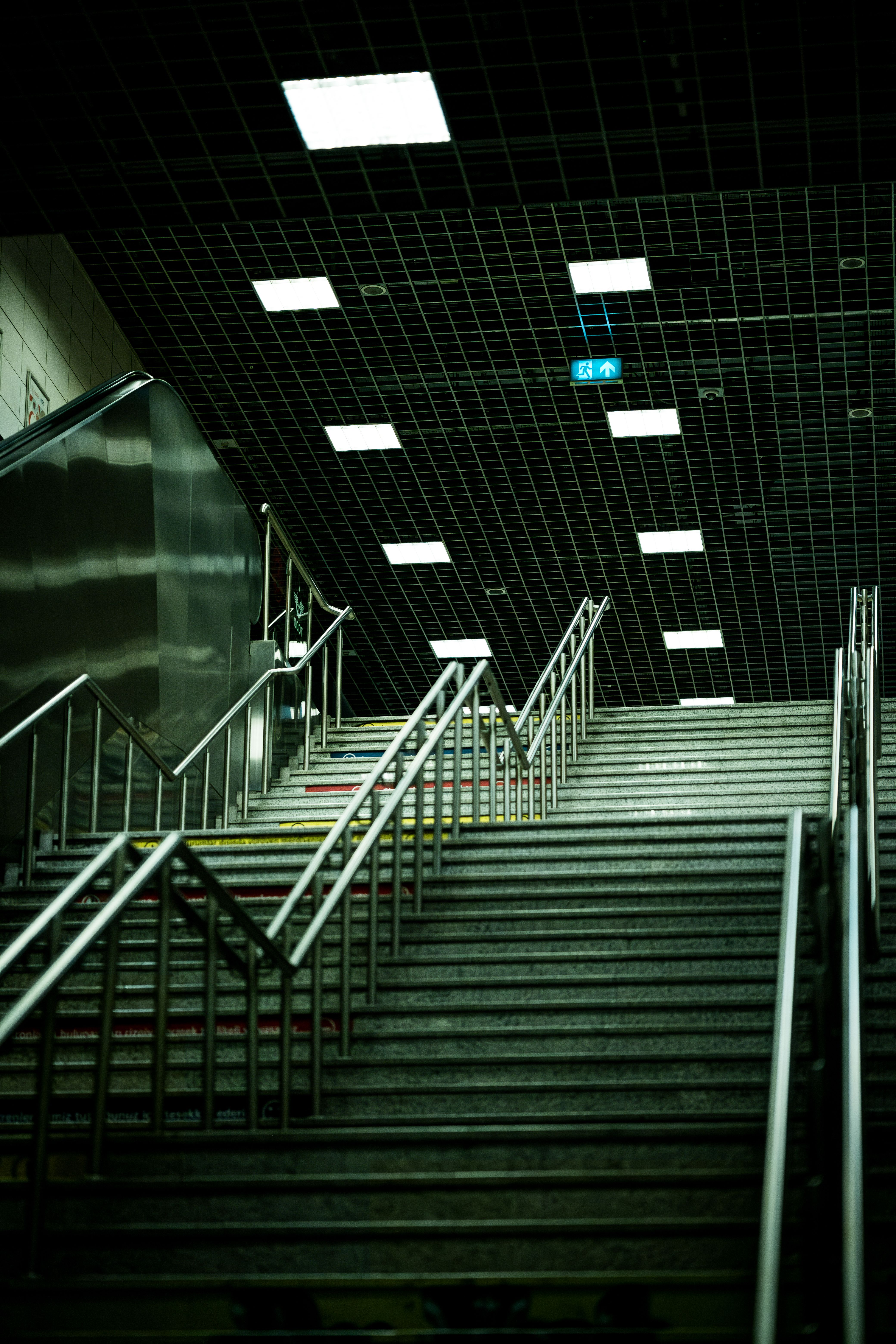 Modern Staircase in Istanbul Metro Station · Free Stock Photo