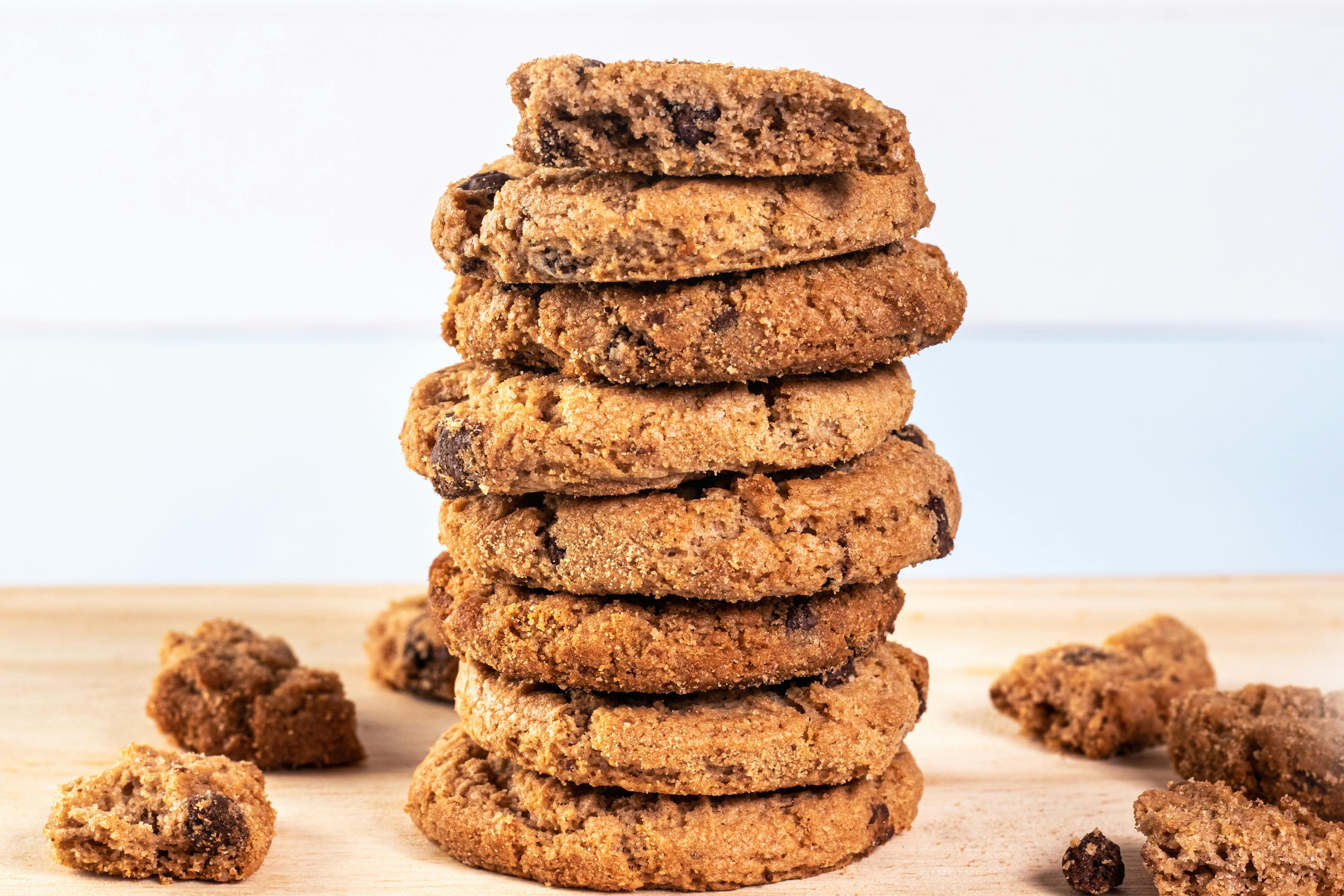 Stack of Delicious Homemade Cookies on Plate · Free Stock Photo