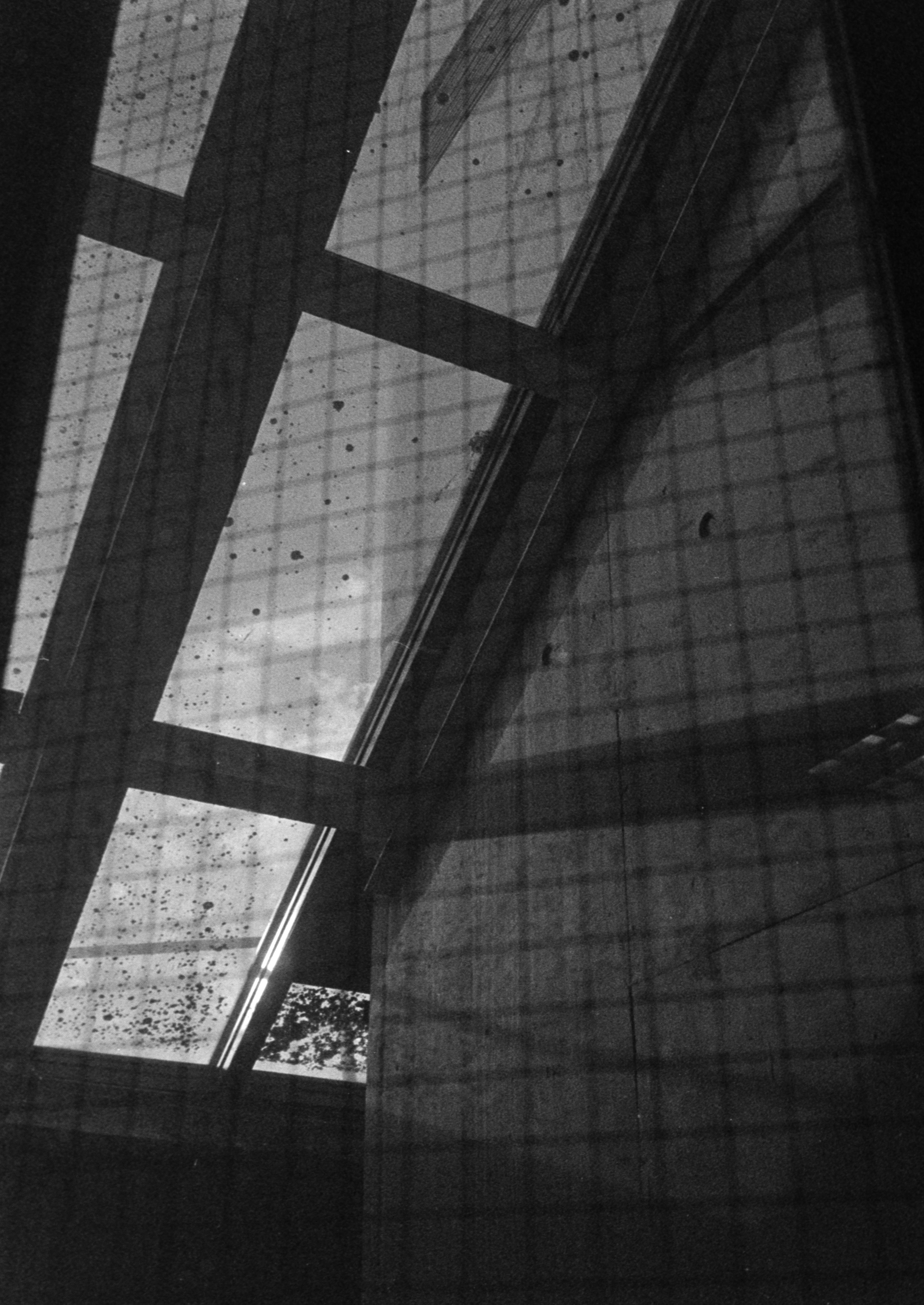Geometric Shadows on Industrial Structure · Free Stock Photo