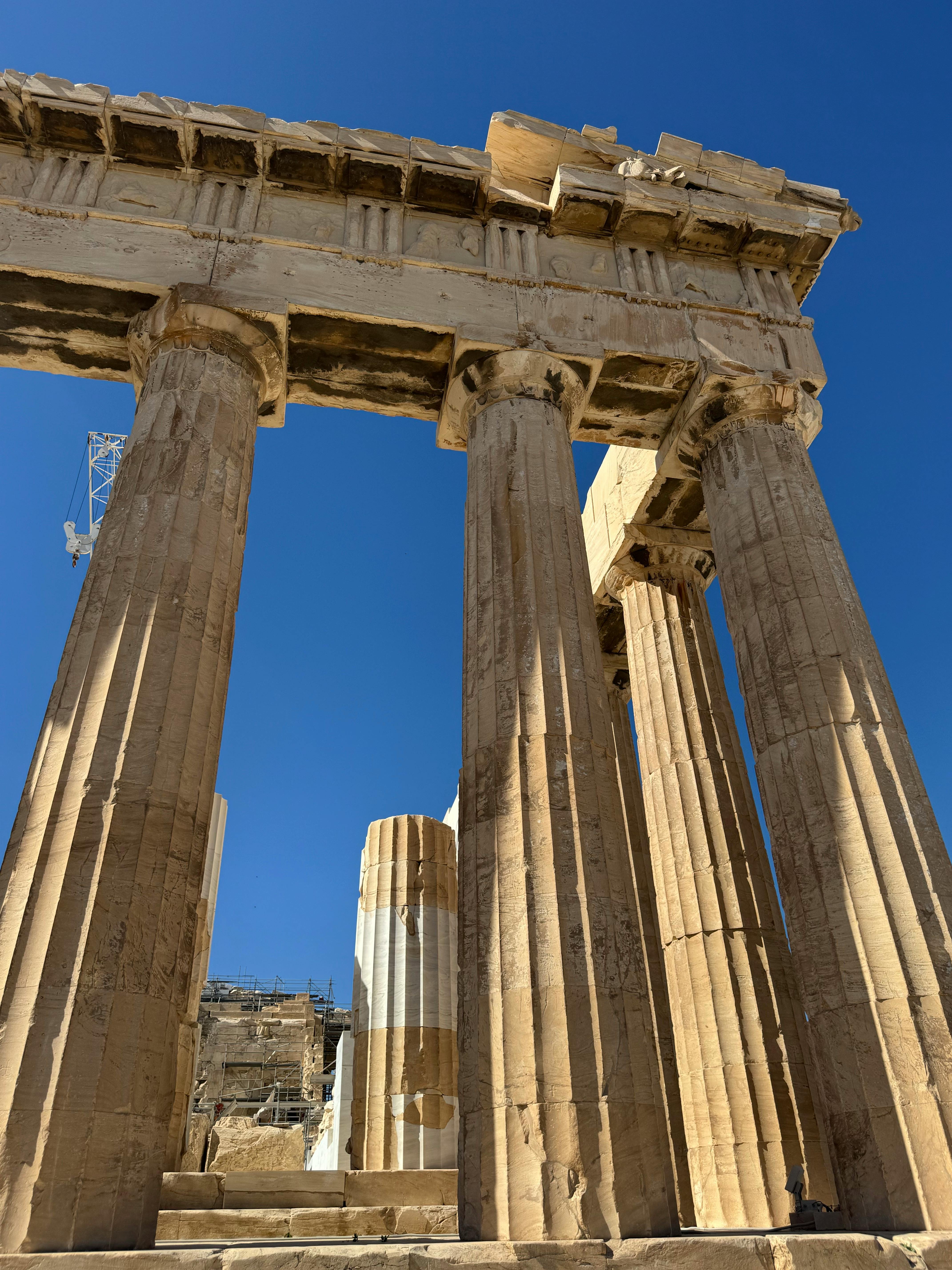 Majestic View of Parthenon Columns under Clear Sky · Free Stock Photo