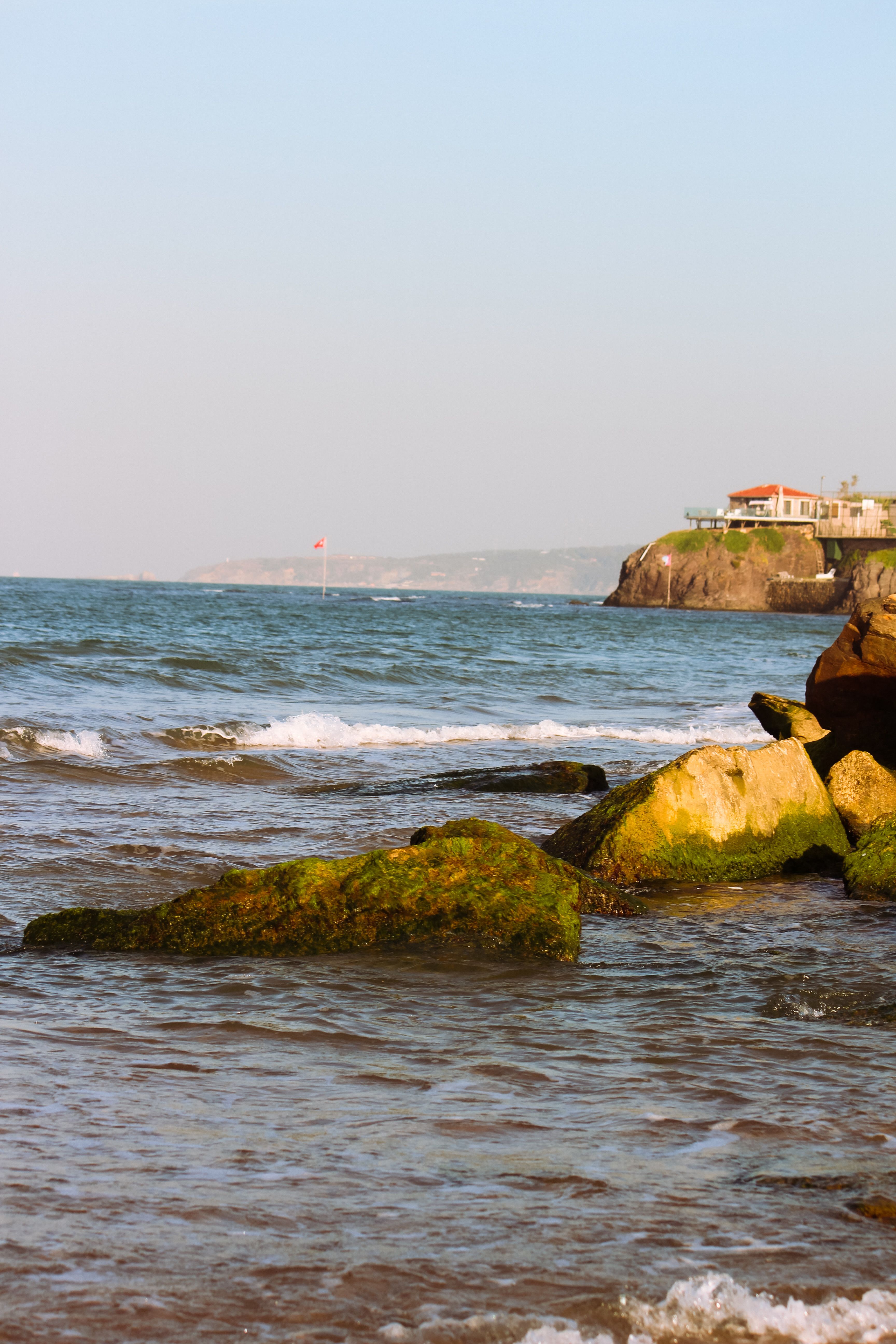 Coastal Rocks with Ocean Waves and Cliffs · Free Stock Photo
