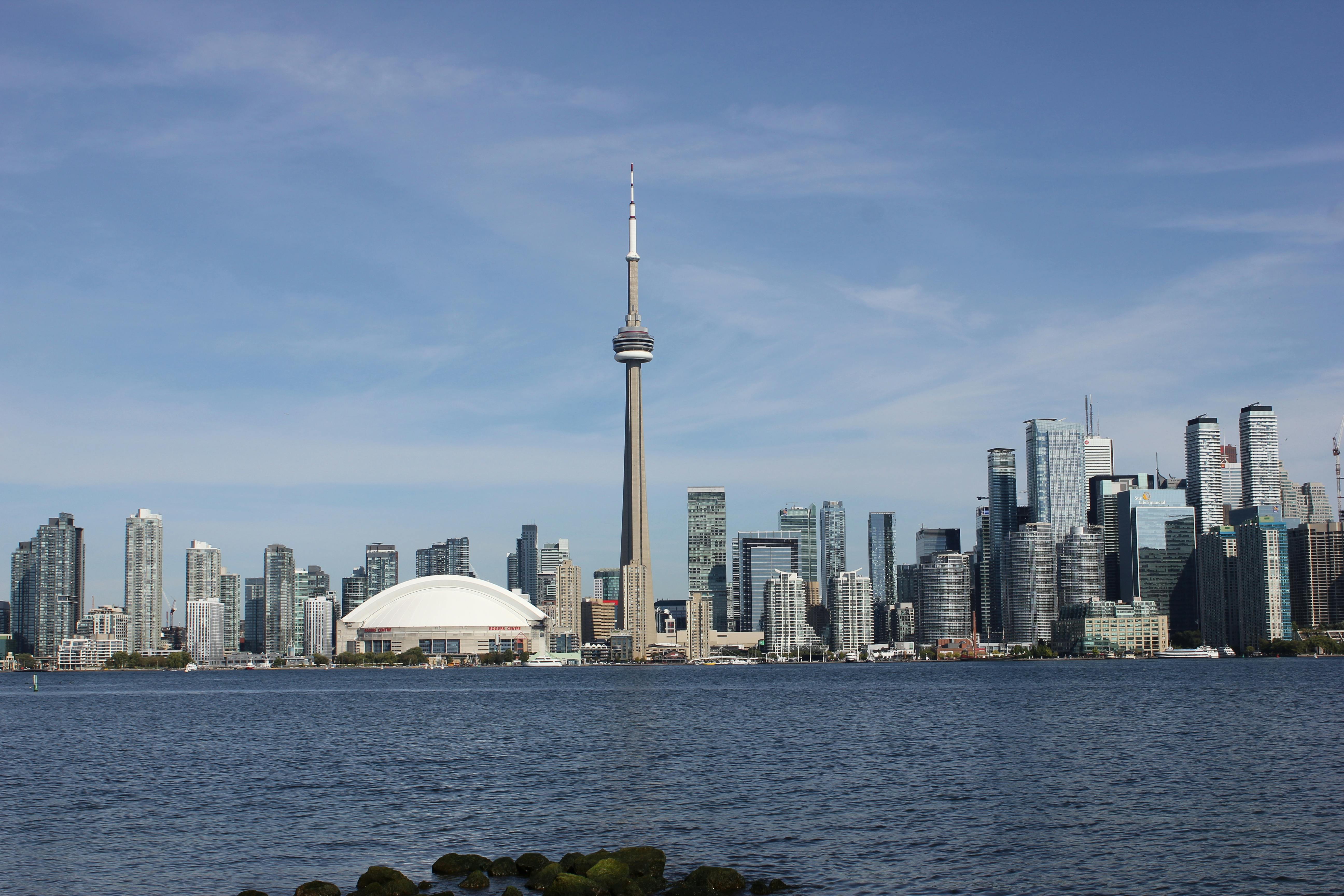 Toronto Skyline with Iconic CN Tower at Daytime · Free Stock Photo