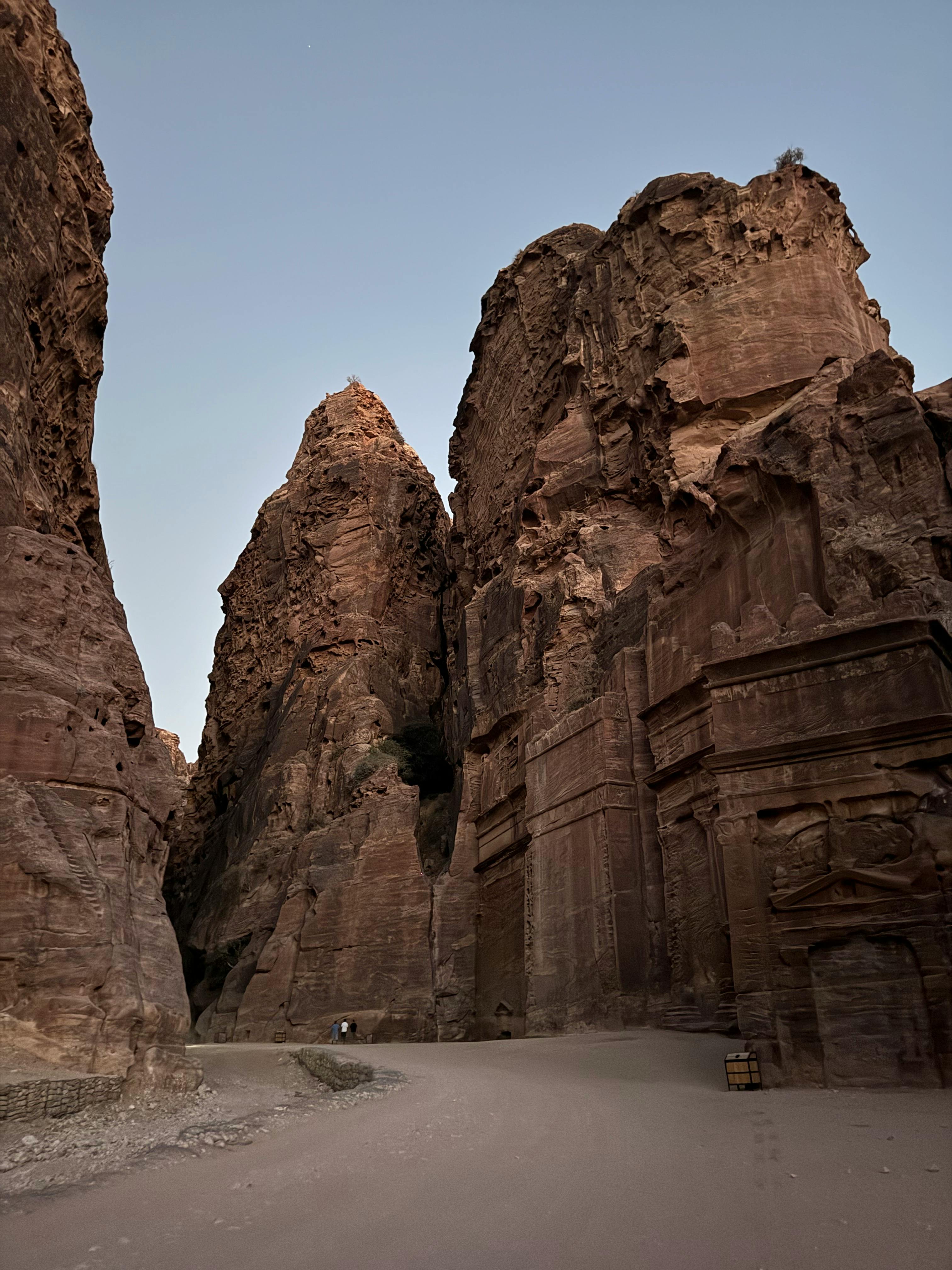 Petra Twilight at Wadi Musa, Jordanian Rock Formations · Free Stock Photo