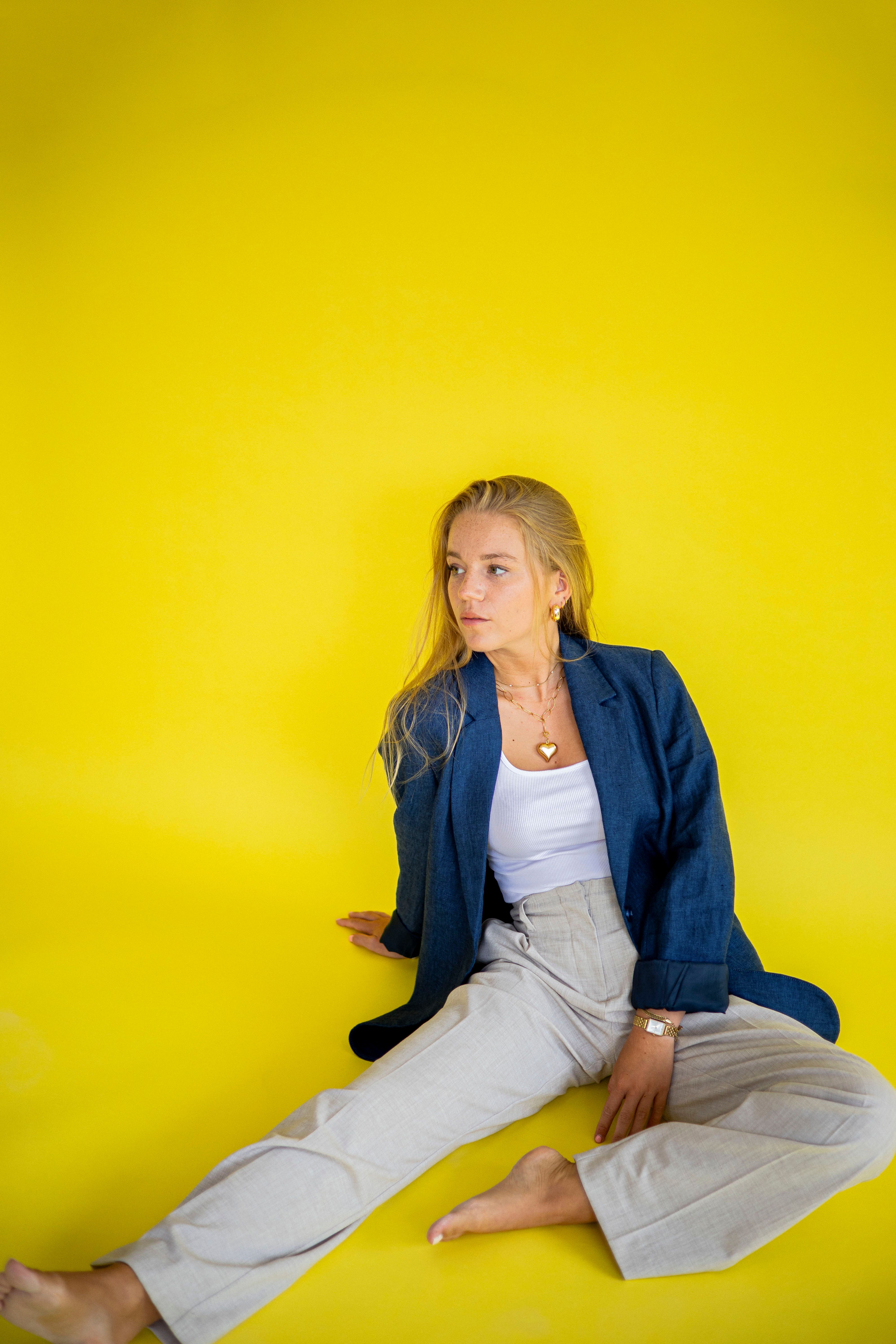 Elegant Portrait of Woman in Relaxed Pose · Free Stock Photo