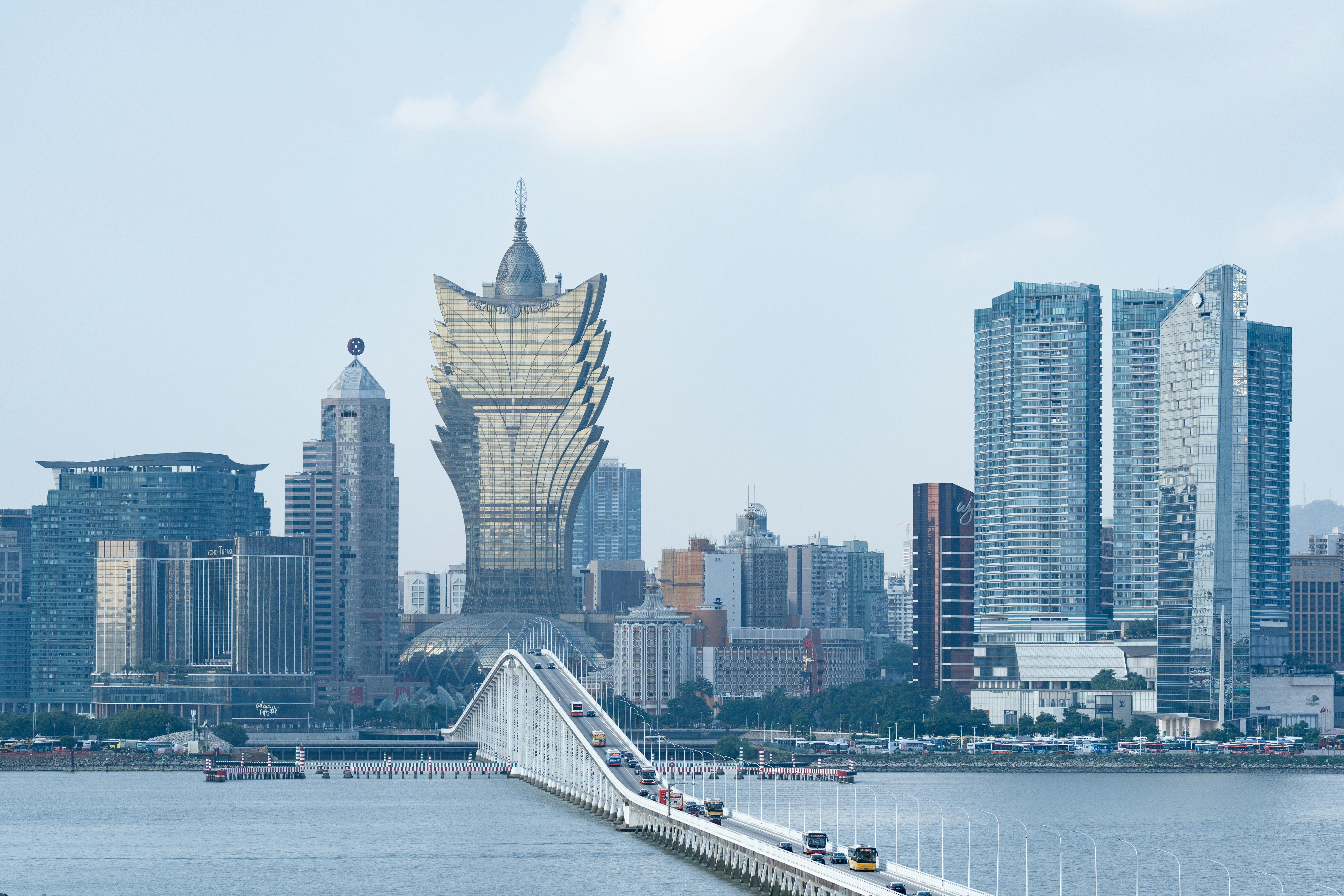 Skyline of Macau Featuring Iconic Grand Lisboa · Free Stock Photo