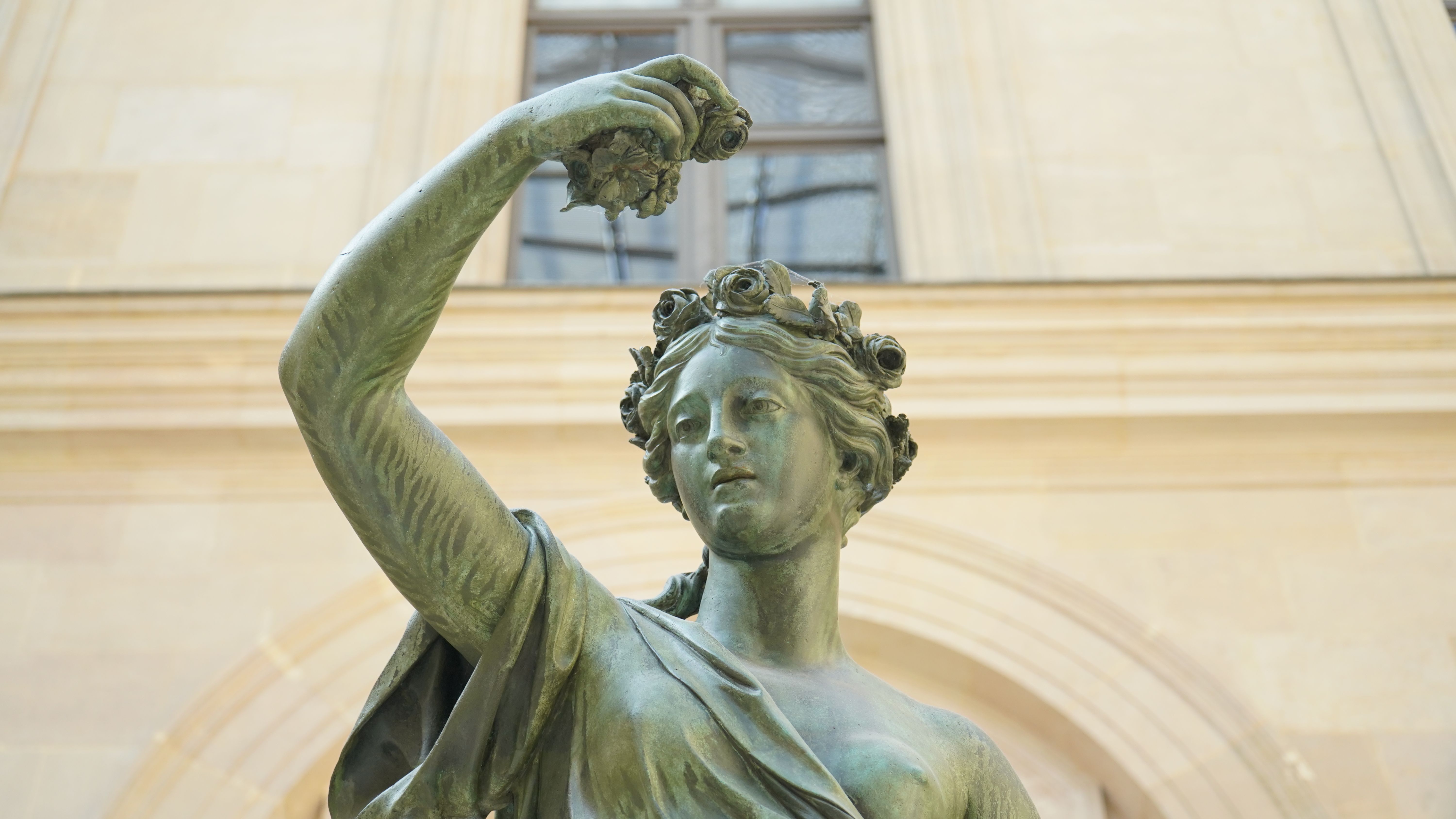 Elegant Classical Statue with Decorative Elements · Free Stock Photo