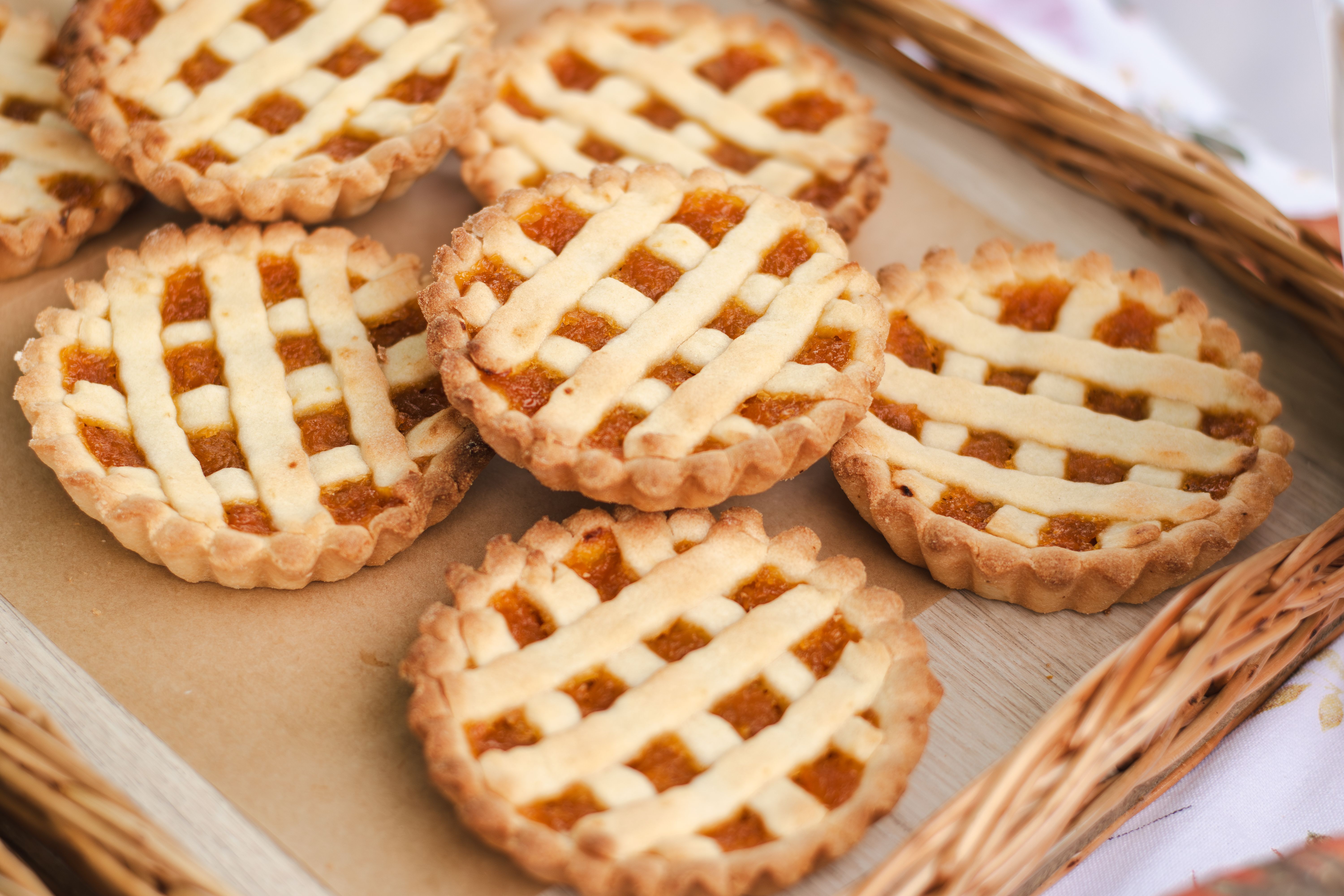 Delicious Homemade Lattice Topped Pastries · Free Stock Photo