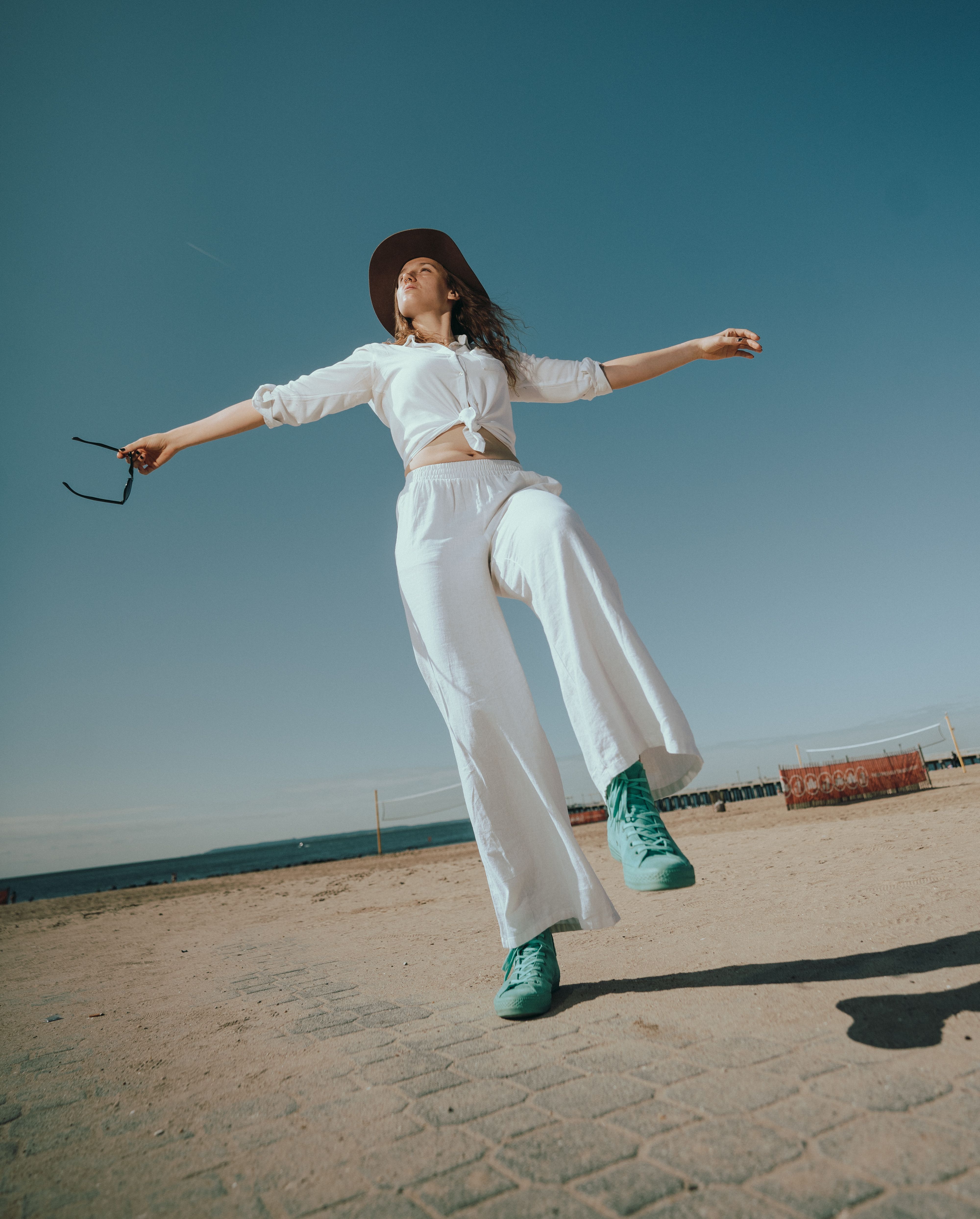 Woman Standing With One Foot · Free Stock Photo