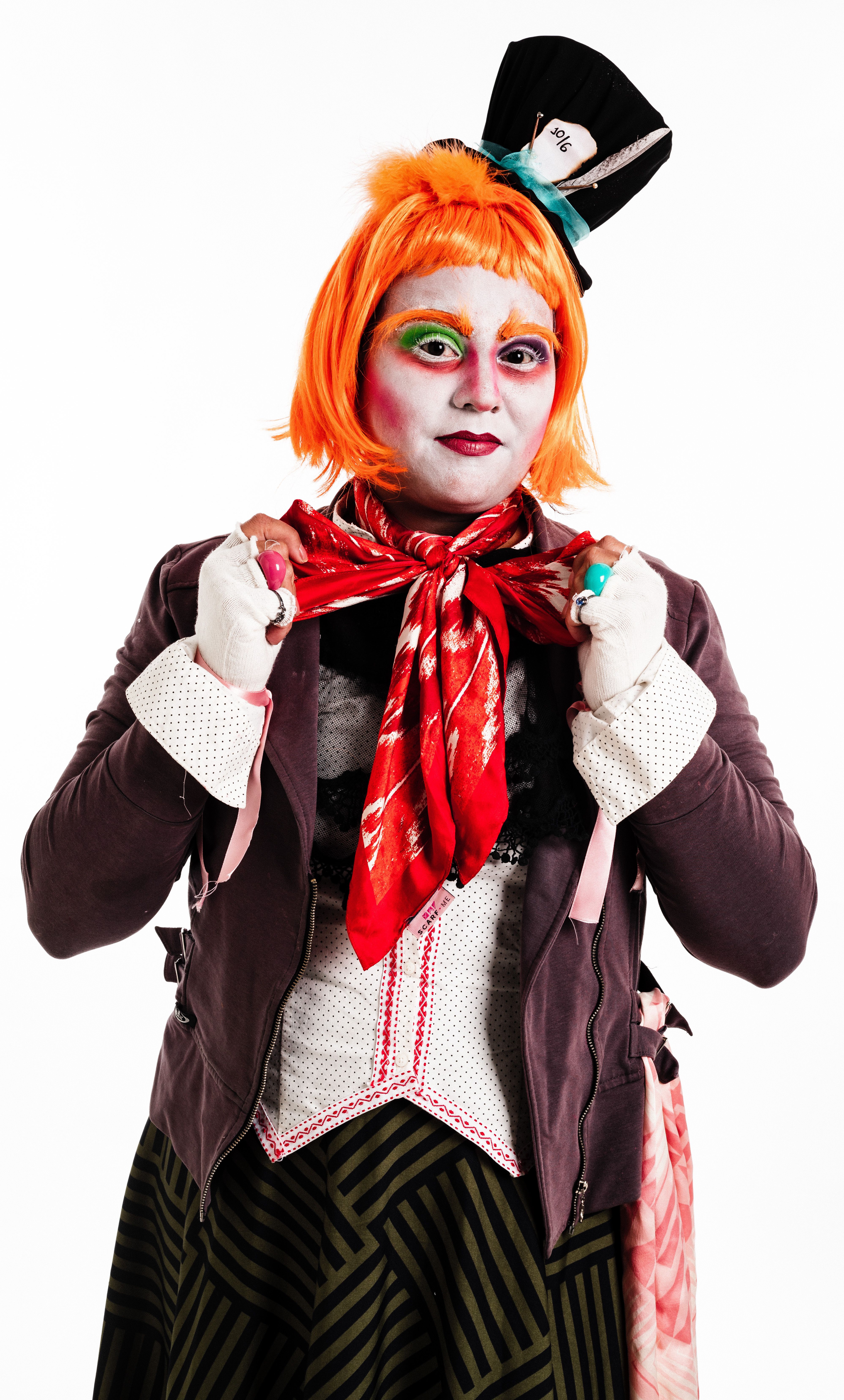 Colorful Portrait of a Theatrical Performer · Free Stock Photo