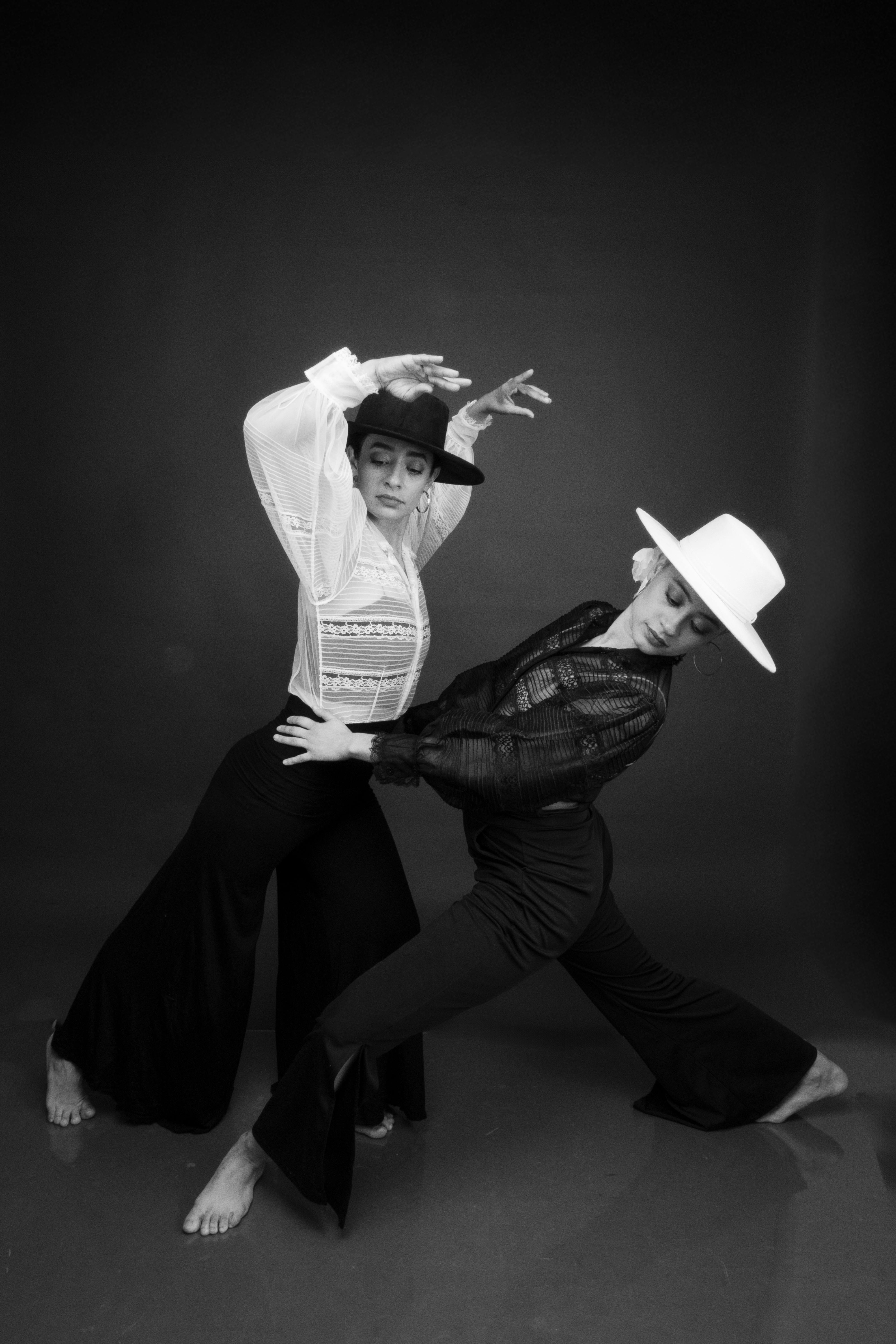 Elegant Flamenco Poses by Two Dancers · Free Stock Photo