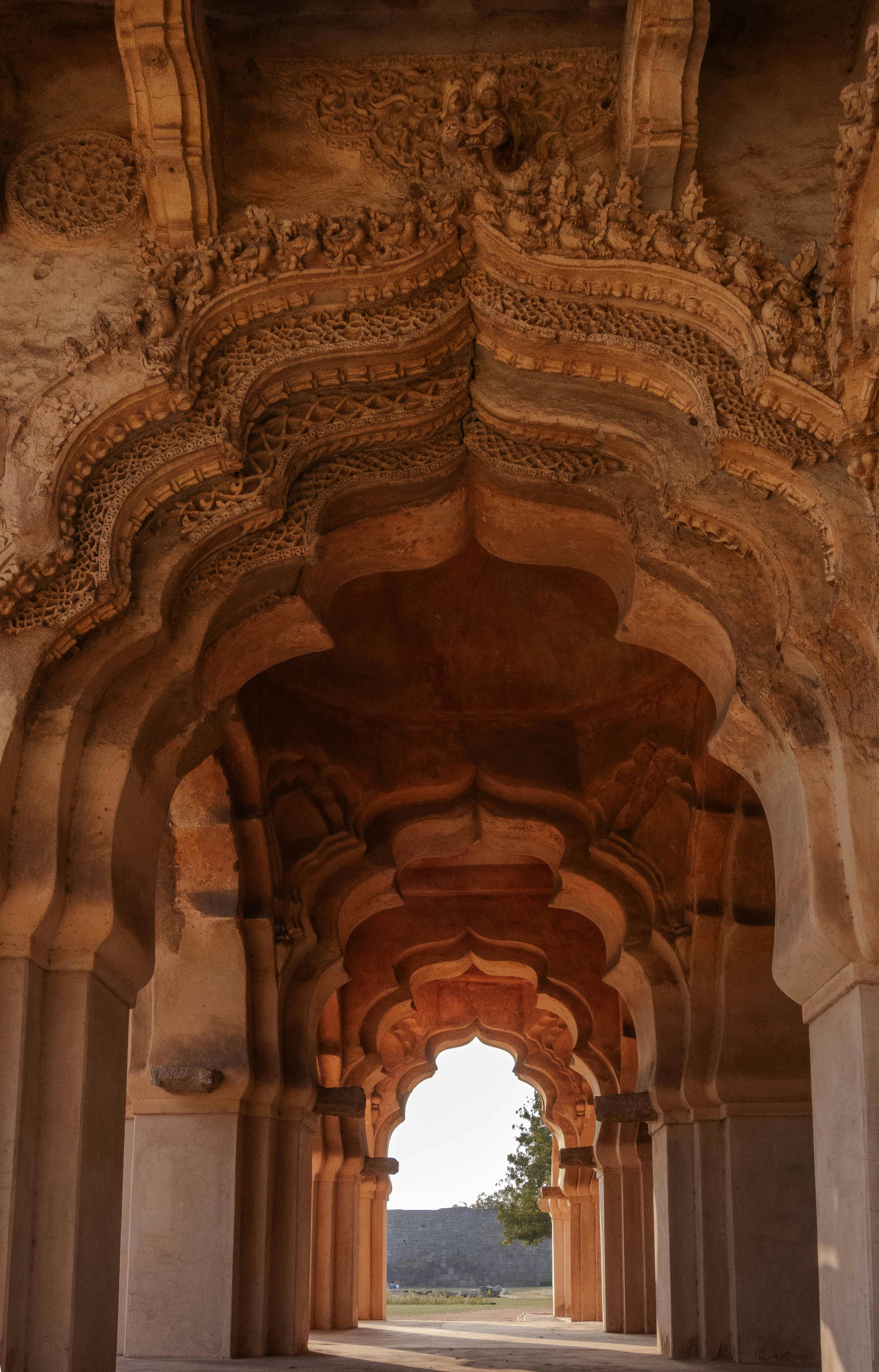 Intricate Arches of Ancient Indian Architecture · Free Stock Photo