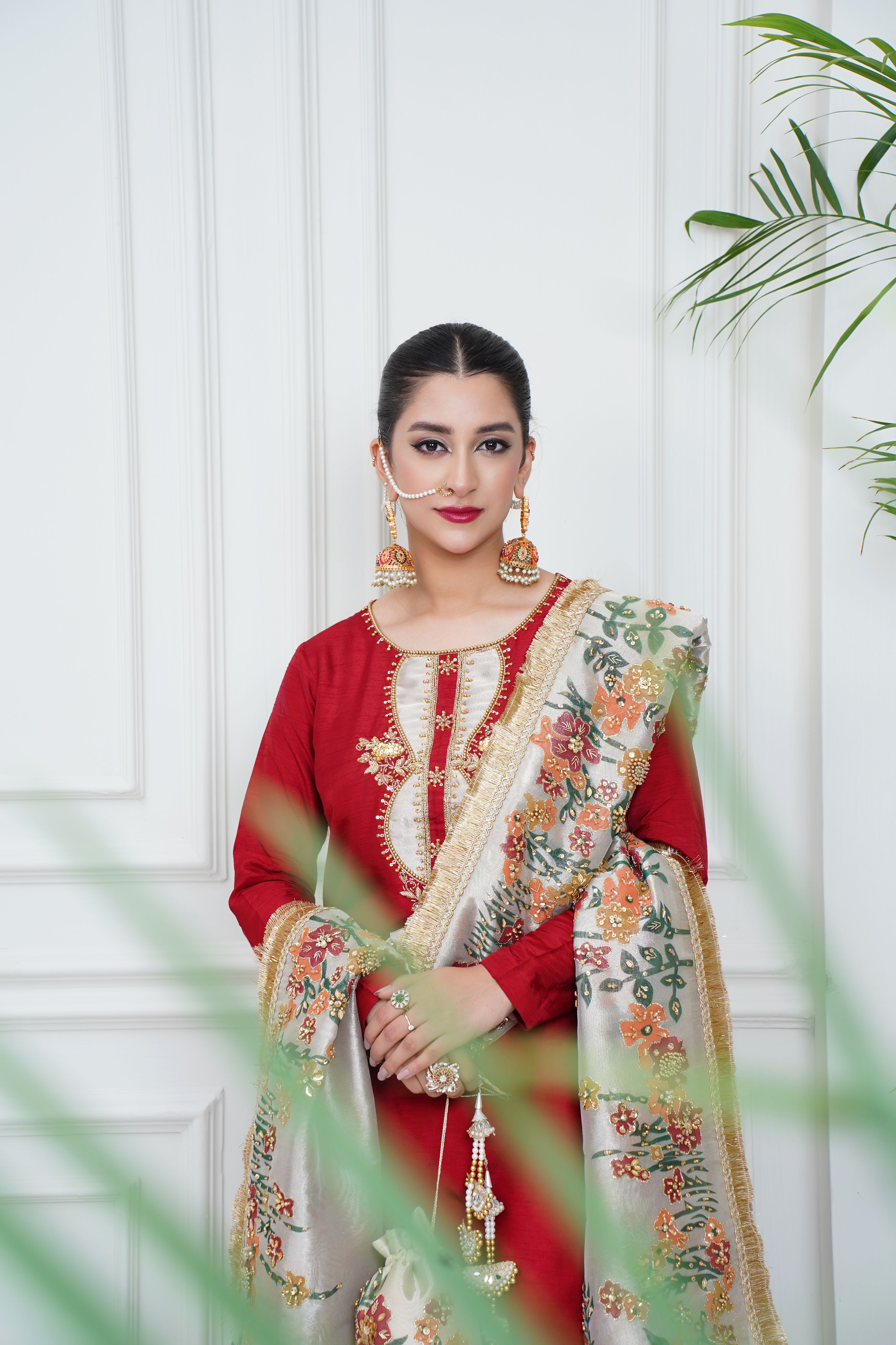 Elegant Woman in Traditional Eastern Attire · Free Stock Photo