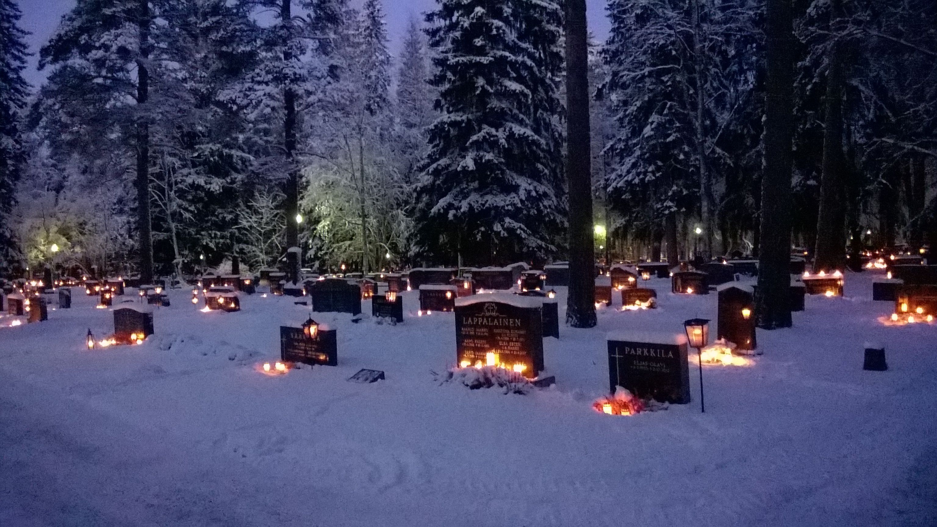 Free stock photo of candles, cemetary, Finland