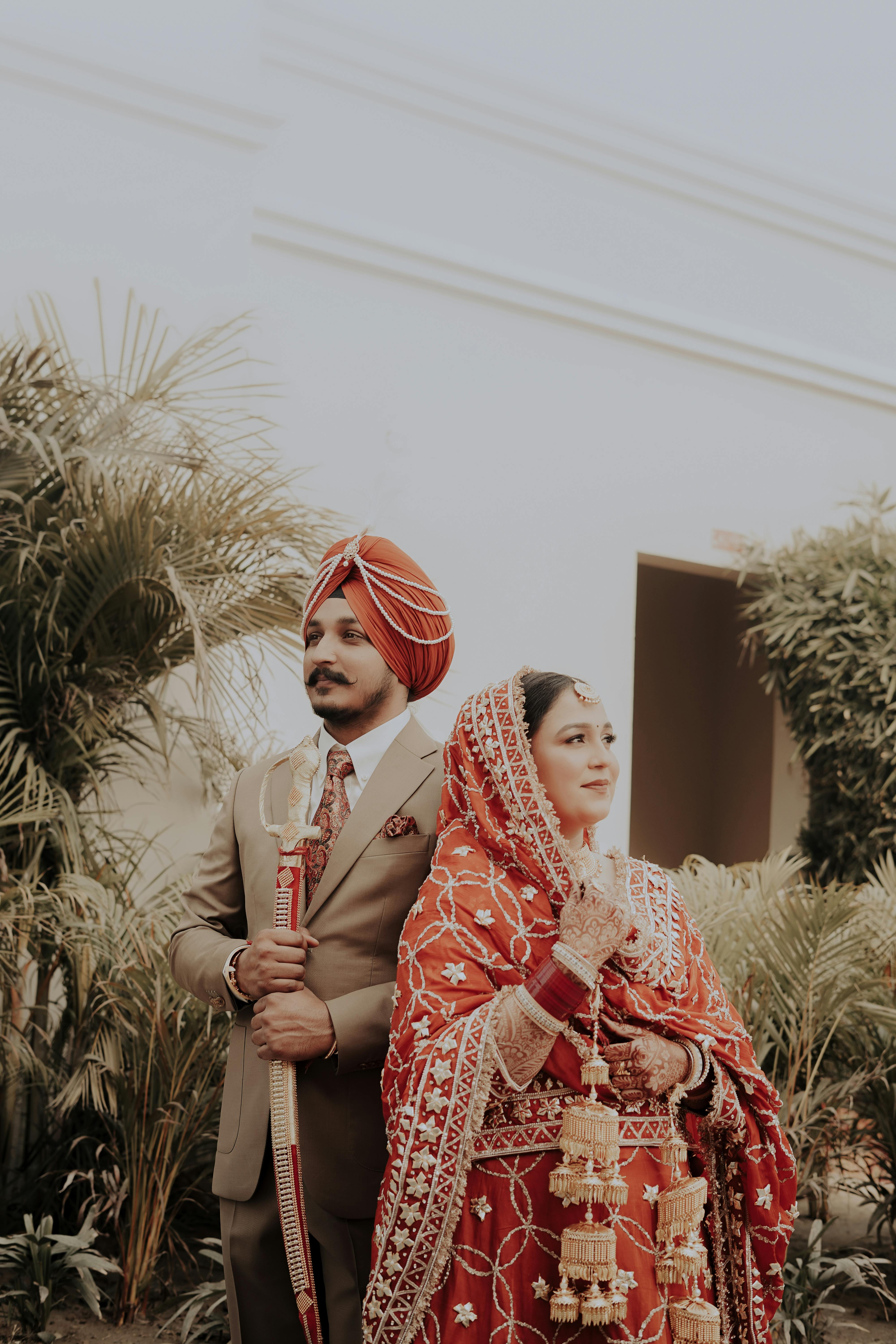 Potret Pernikahan Tradisional India · Foto Stok Gratis