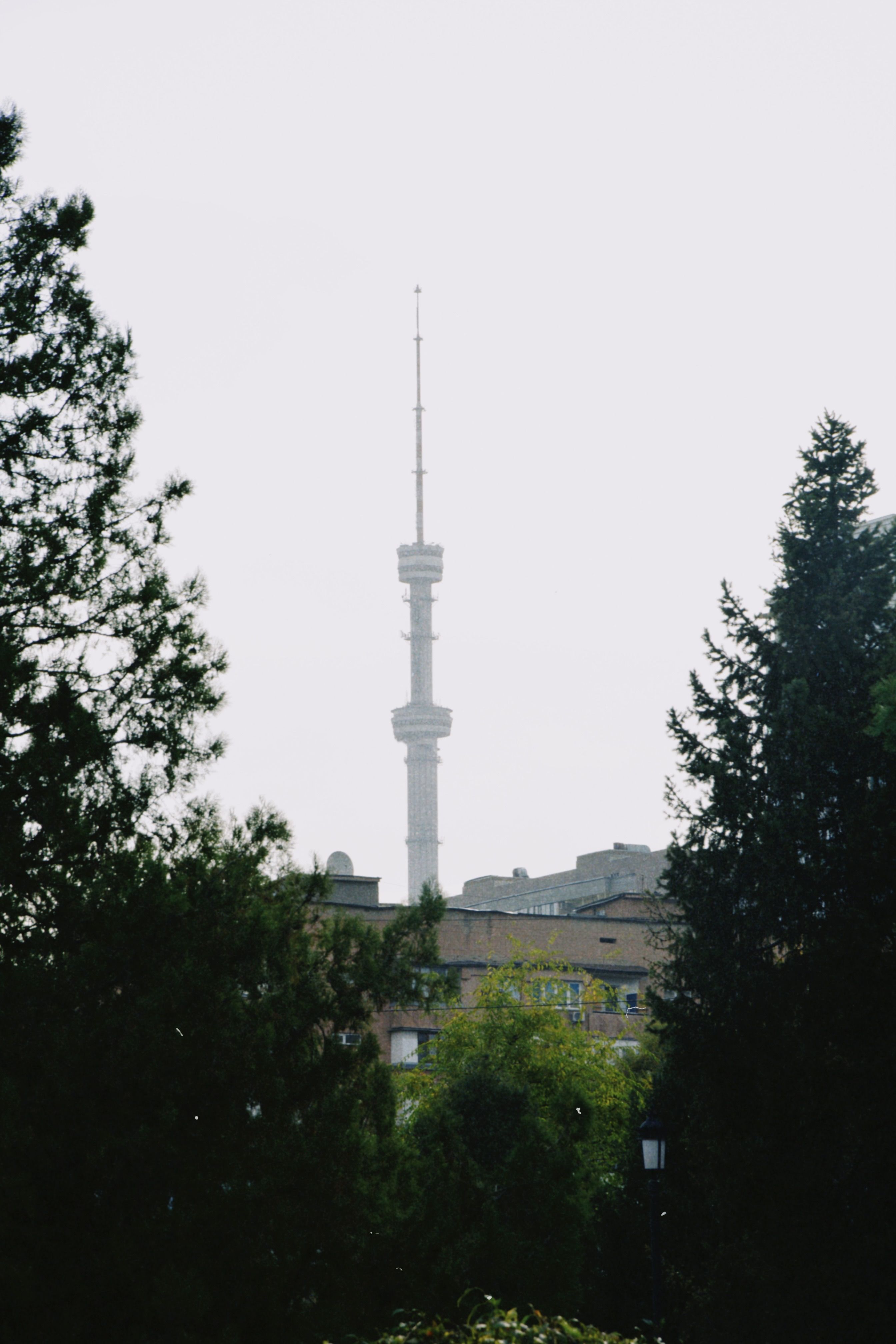 Almaty TV Tower amidst Urban Landscape · Free Stock Photo