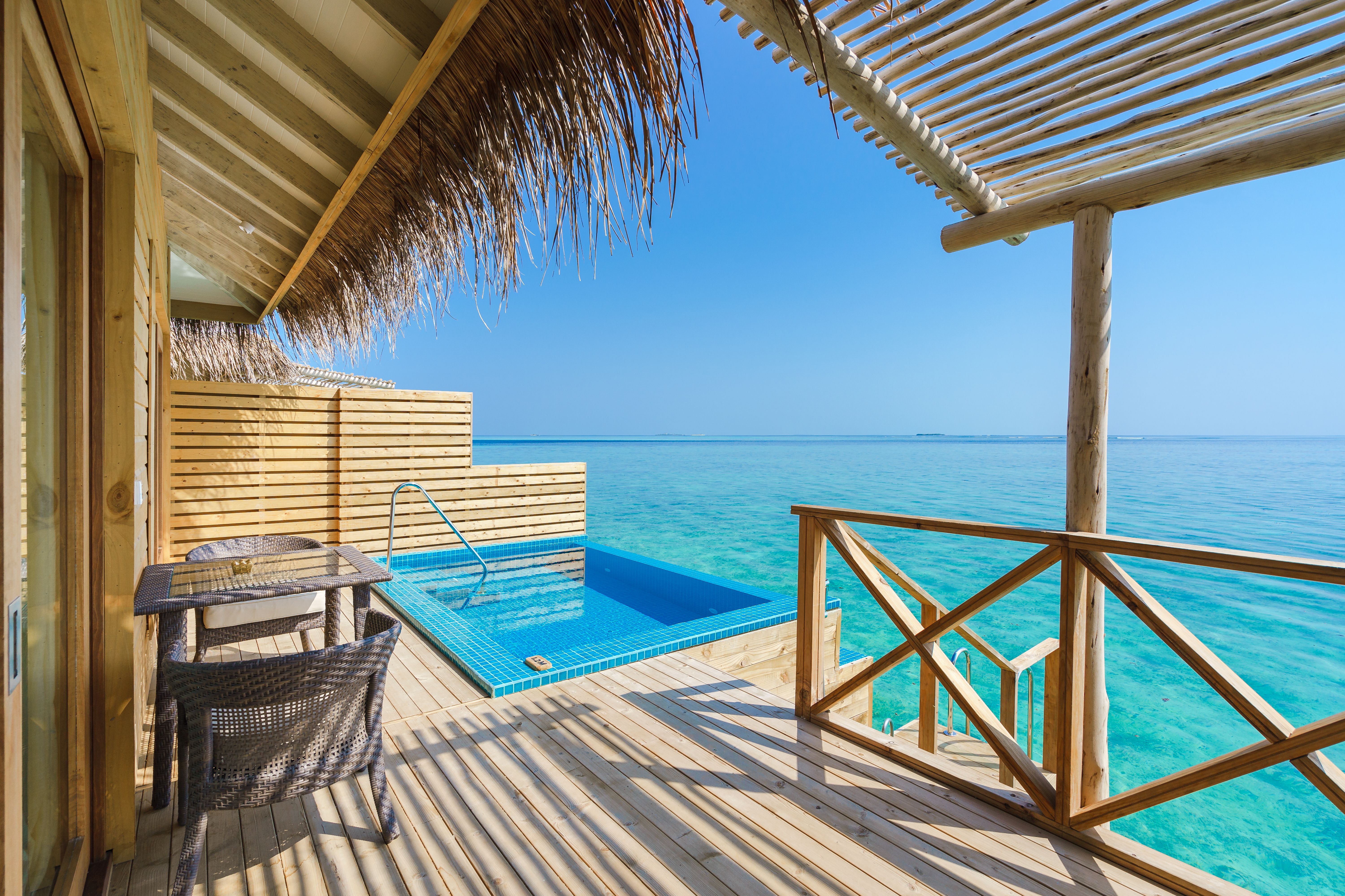 Luxury Overwater Villa with Private Pool in Maldives · Free Stock Photo