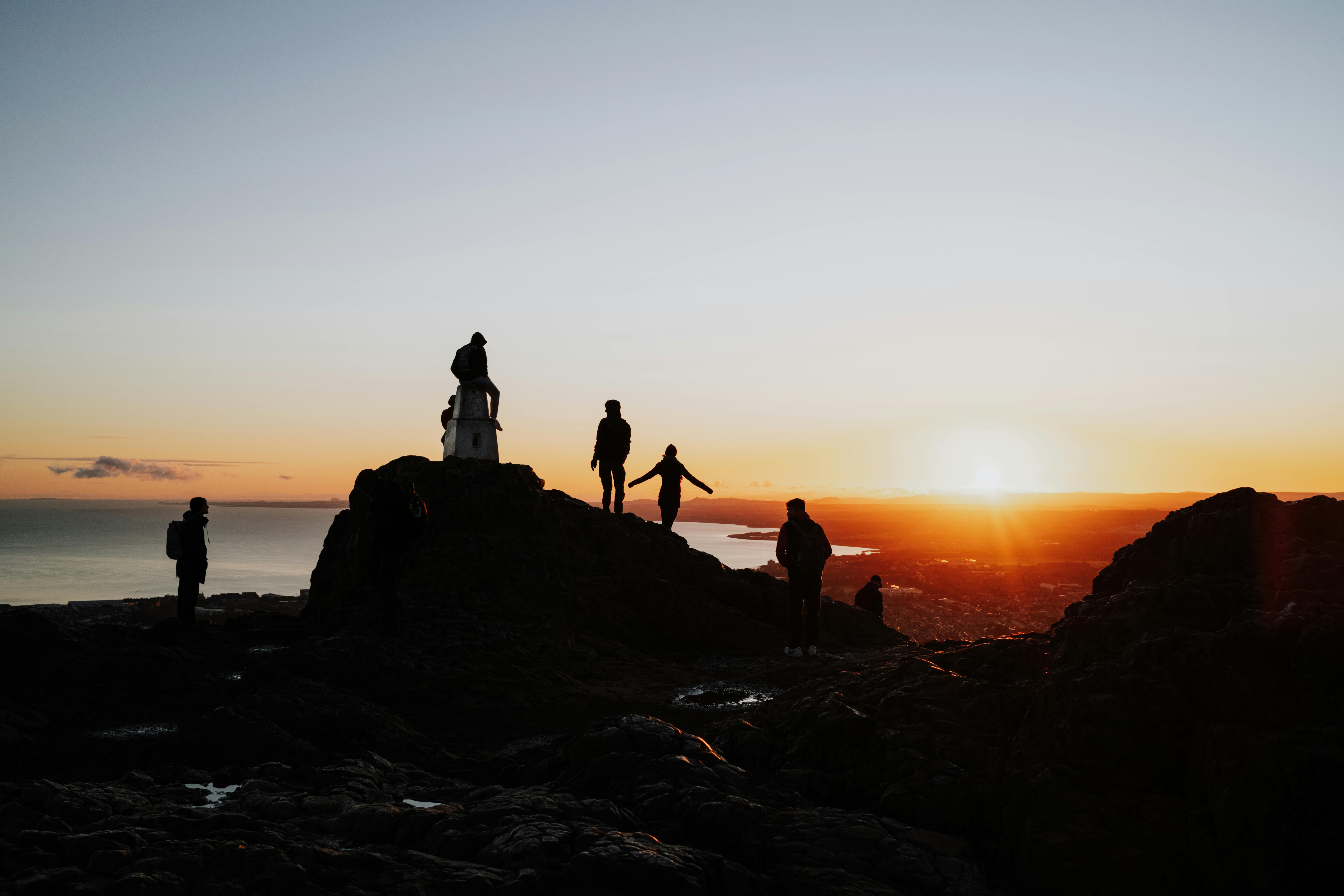 Sunset Adventure at Arthur's Seat, Edinburgh · Free Stock Photo