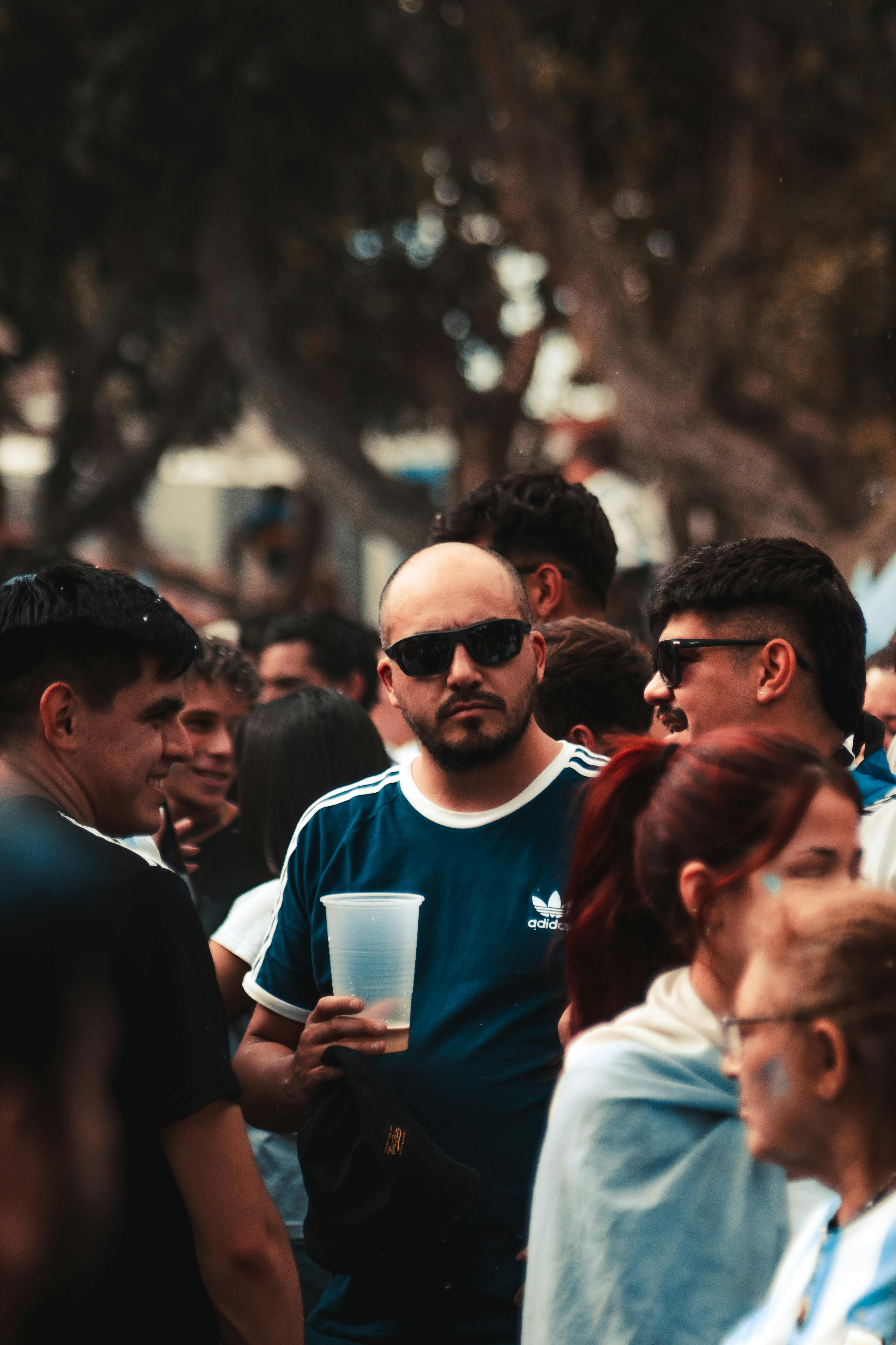 Casual Crowd Gathering at Outdoor Event · Free Stock Photo