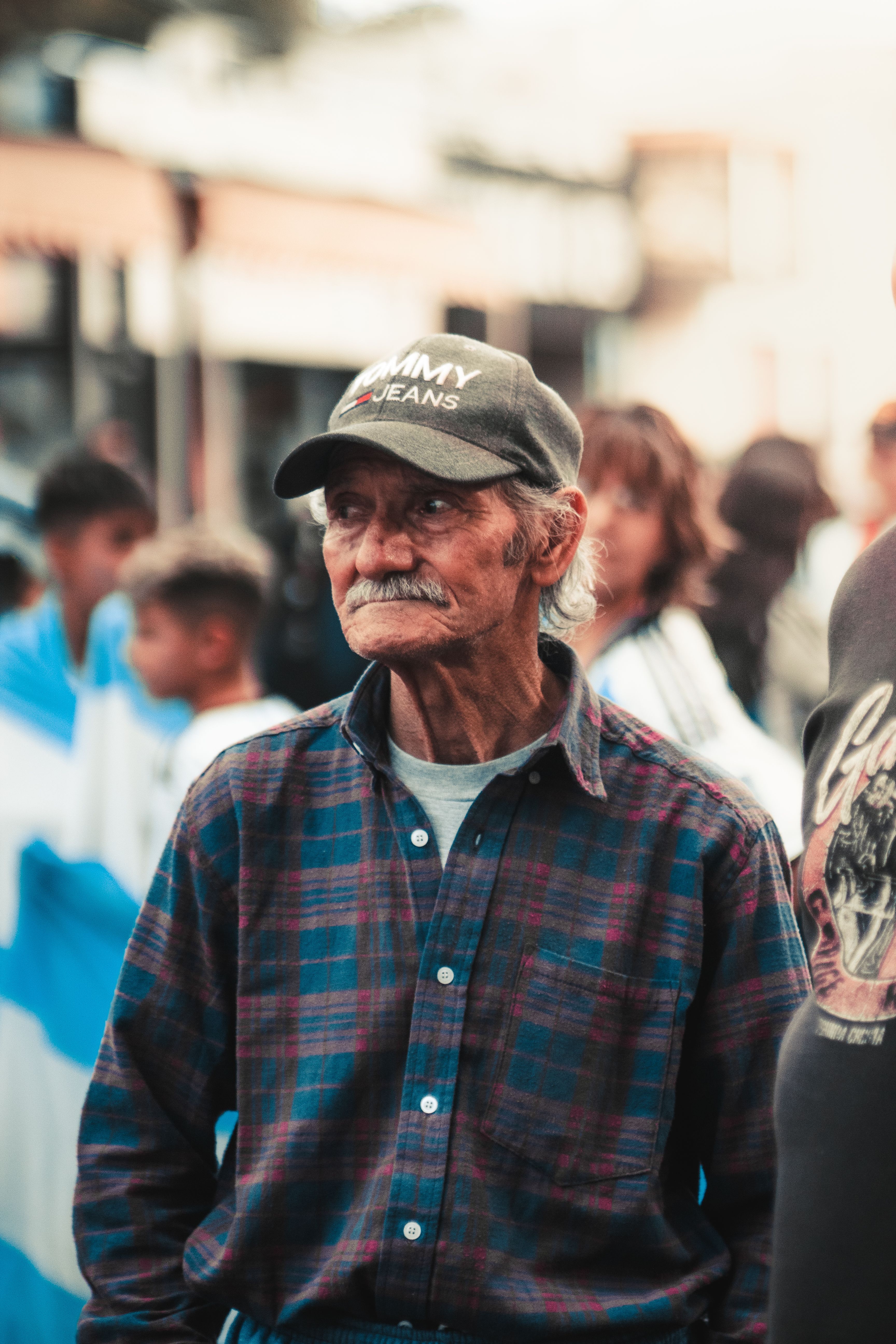 Elderly Man in Urban Street Portrait · Free Stock Photo