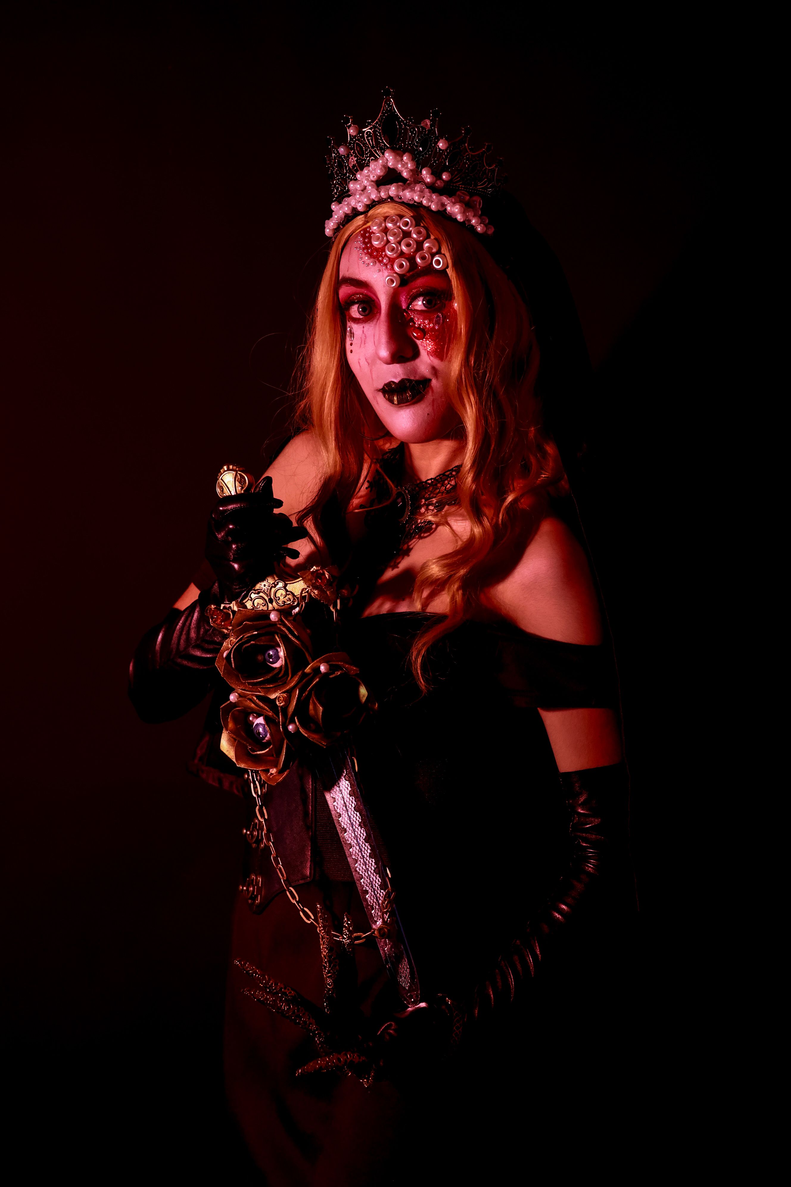 Fantasy Cosplay Portrait with Dark Royal Theme · Free Stock Photo