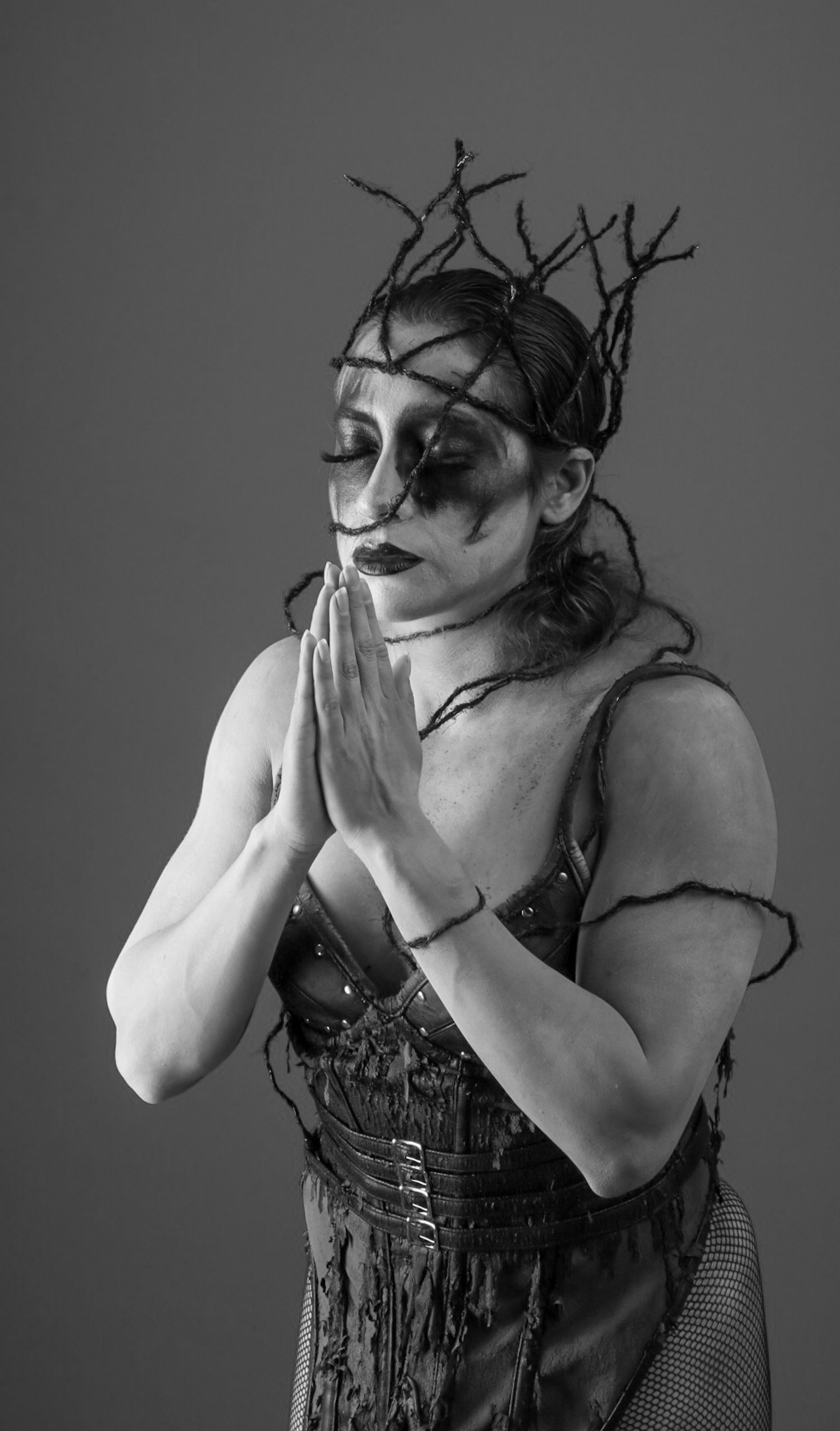 Ethereal Black and White Gothic Portrait · Free Stock Photo