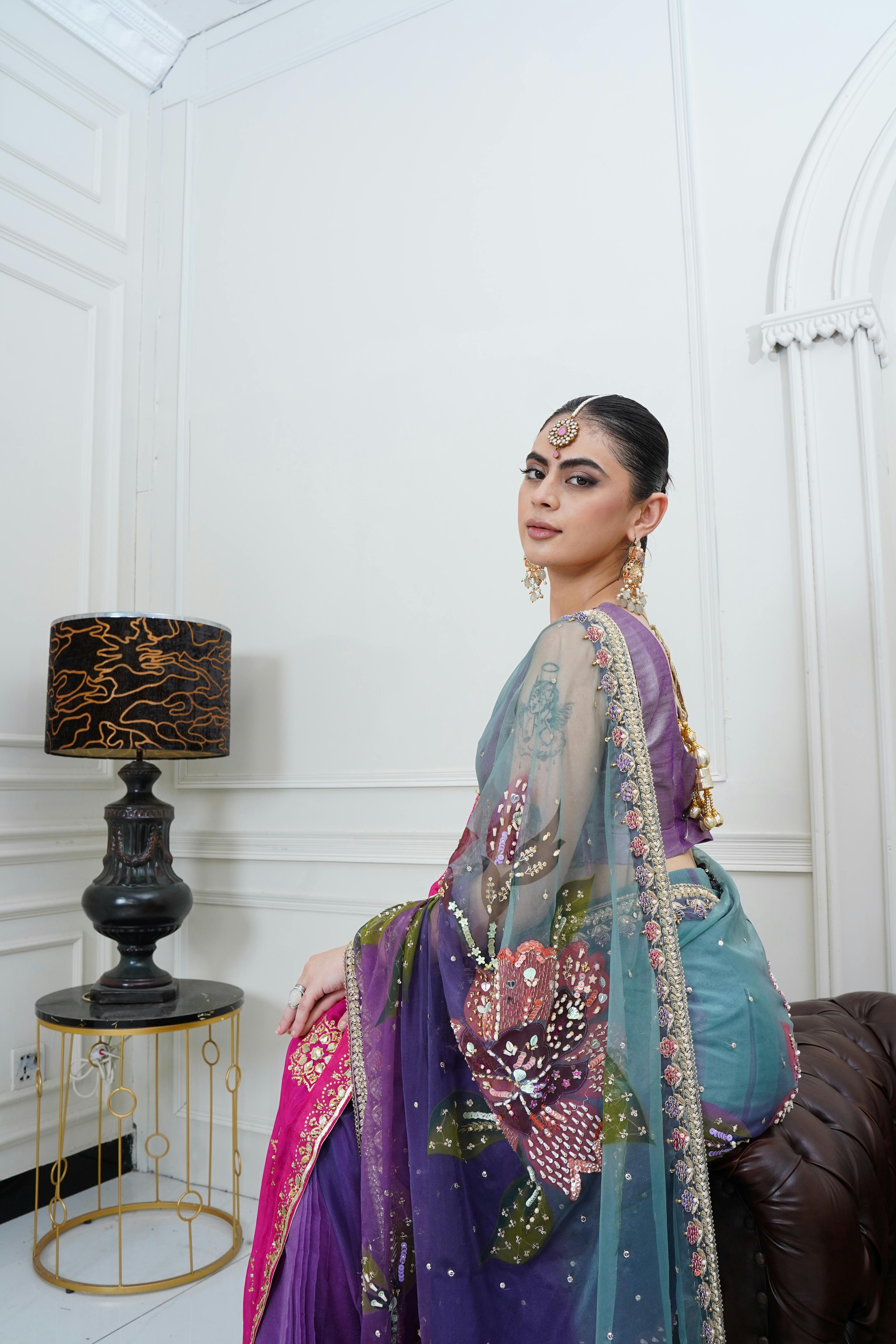 Elegant South Asian Fashion Portrait in Lahore · Free Stock Photo