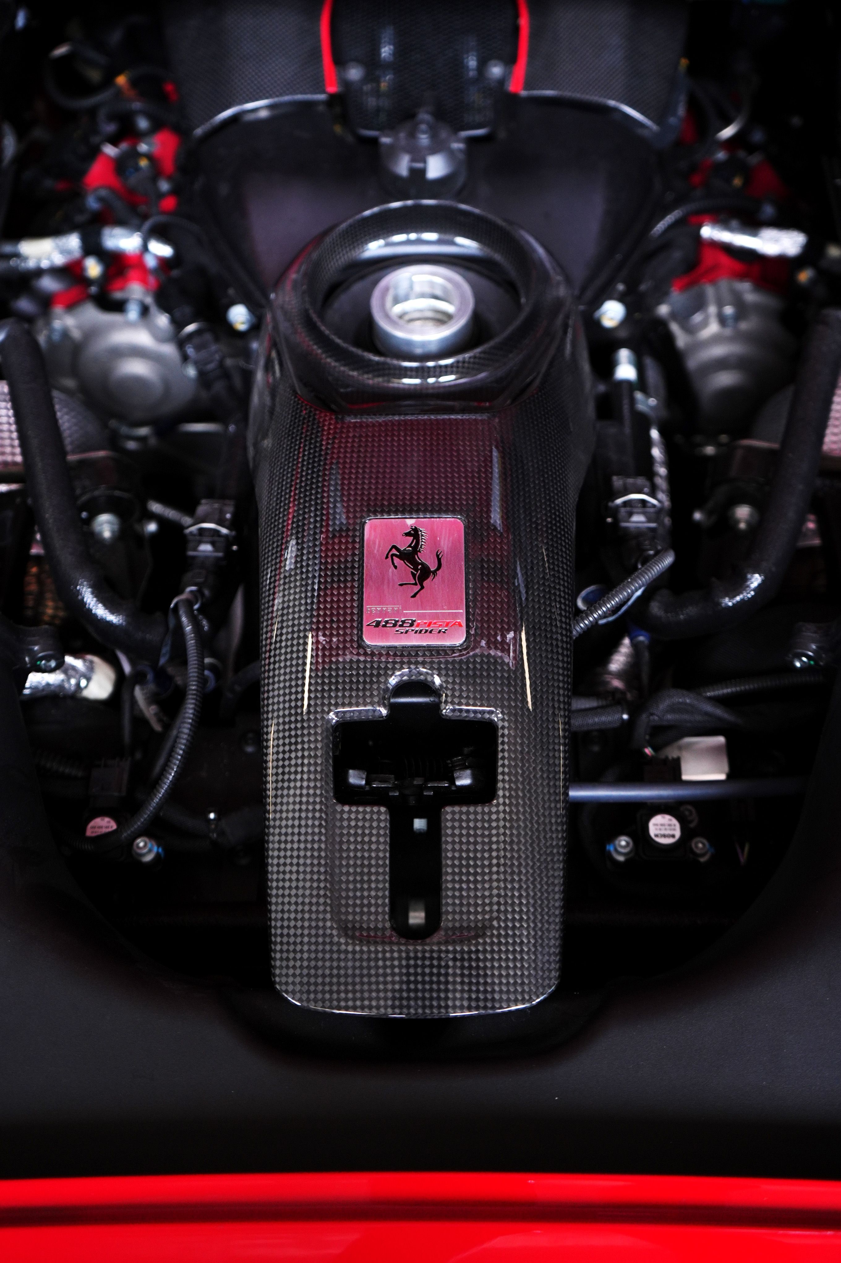 High-Performance Car Engine Close-Up · Free Stock Photo