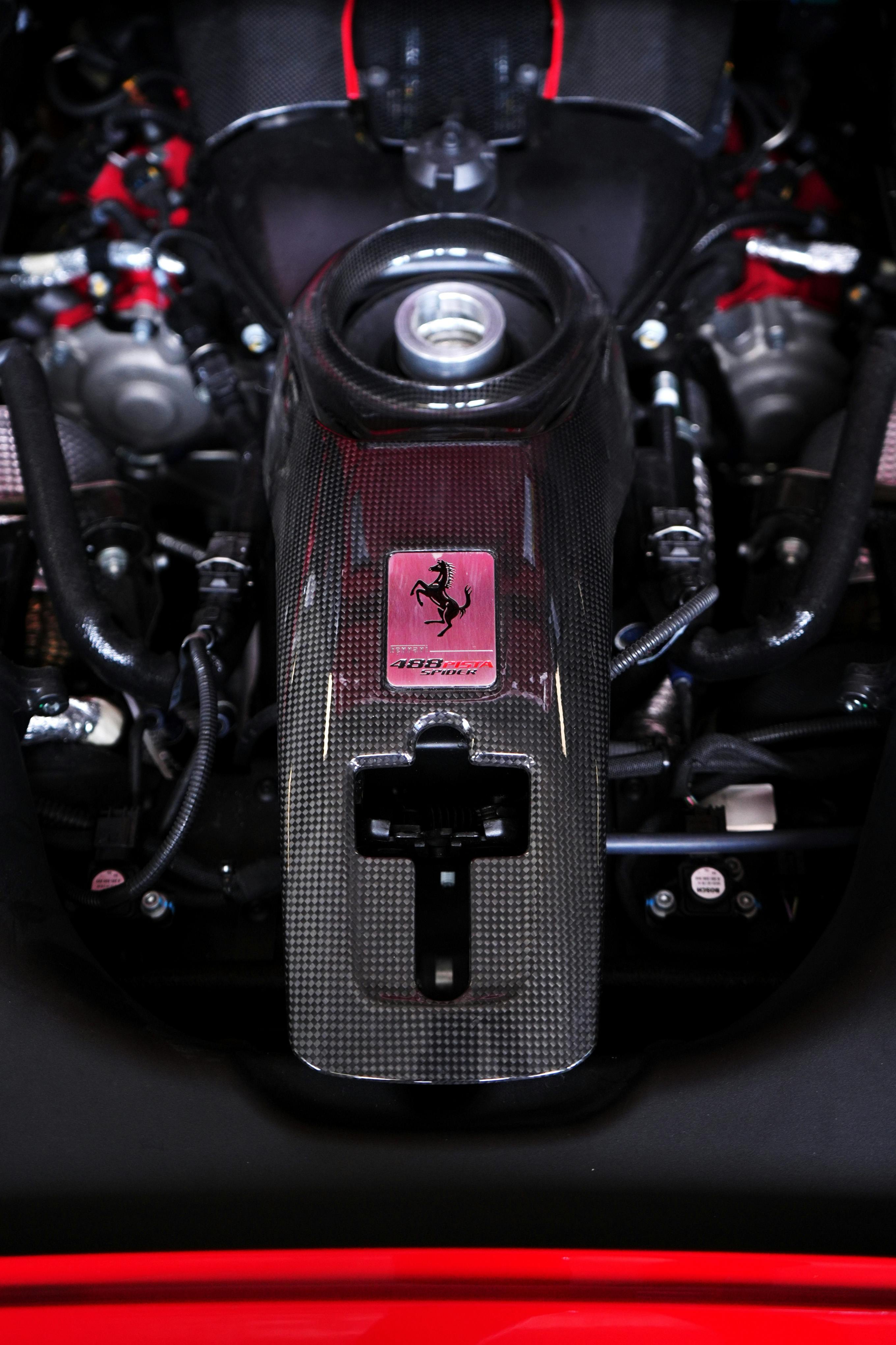 High-Performance Car Engine Close-Up · Free Stock Photo