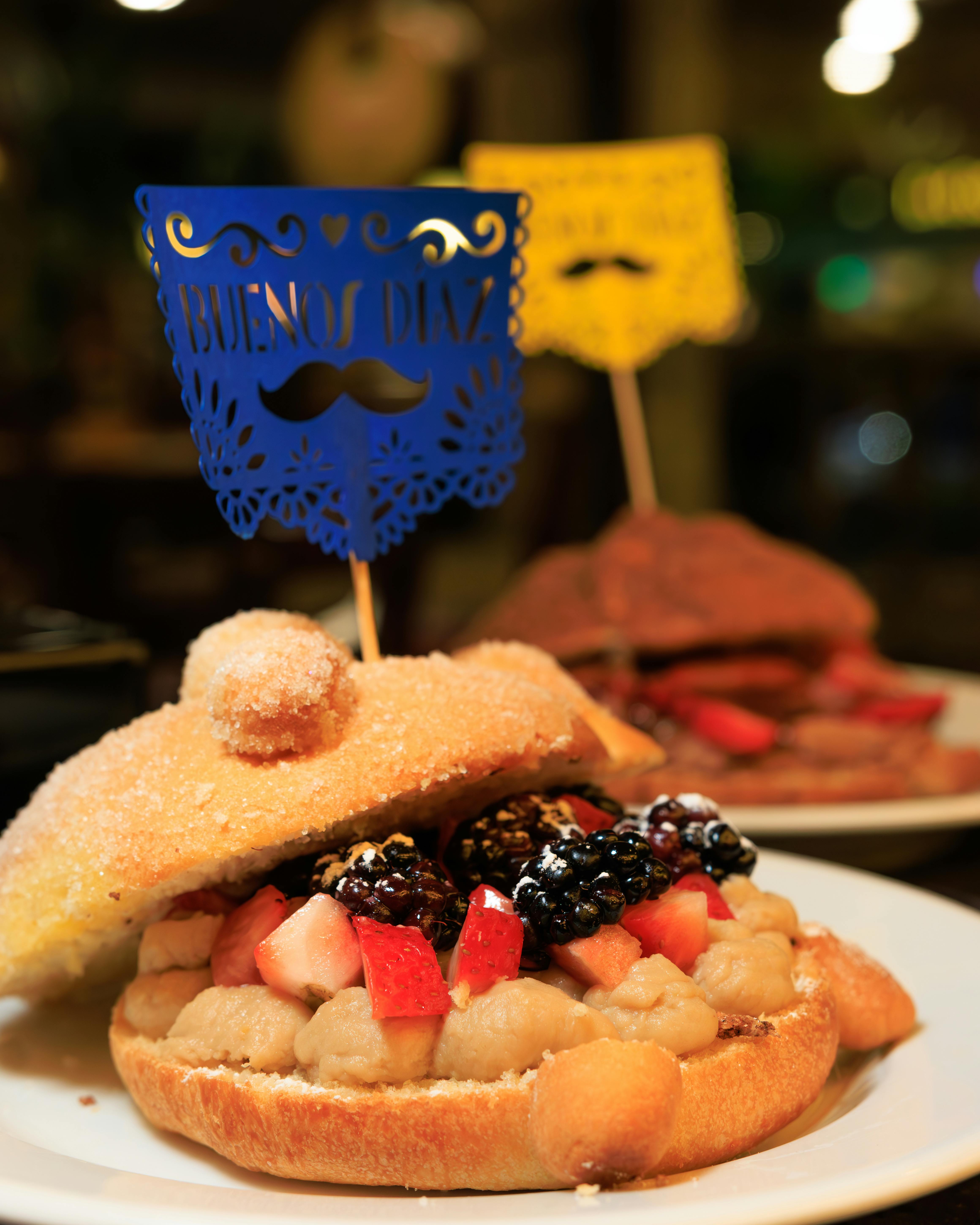 Colorful Mexican Breakfast Pastries Served · Free Stock Photo