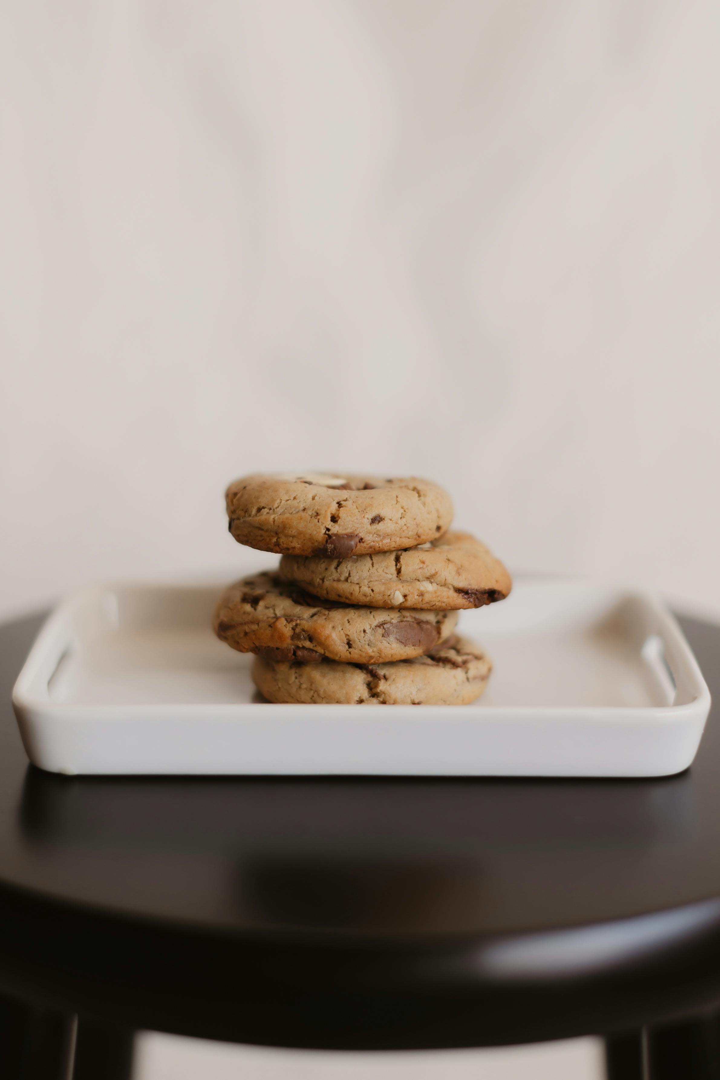 Delicious Stack of Homemade Chocolate Chip Cookies · Free Stock Photo