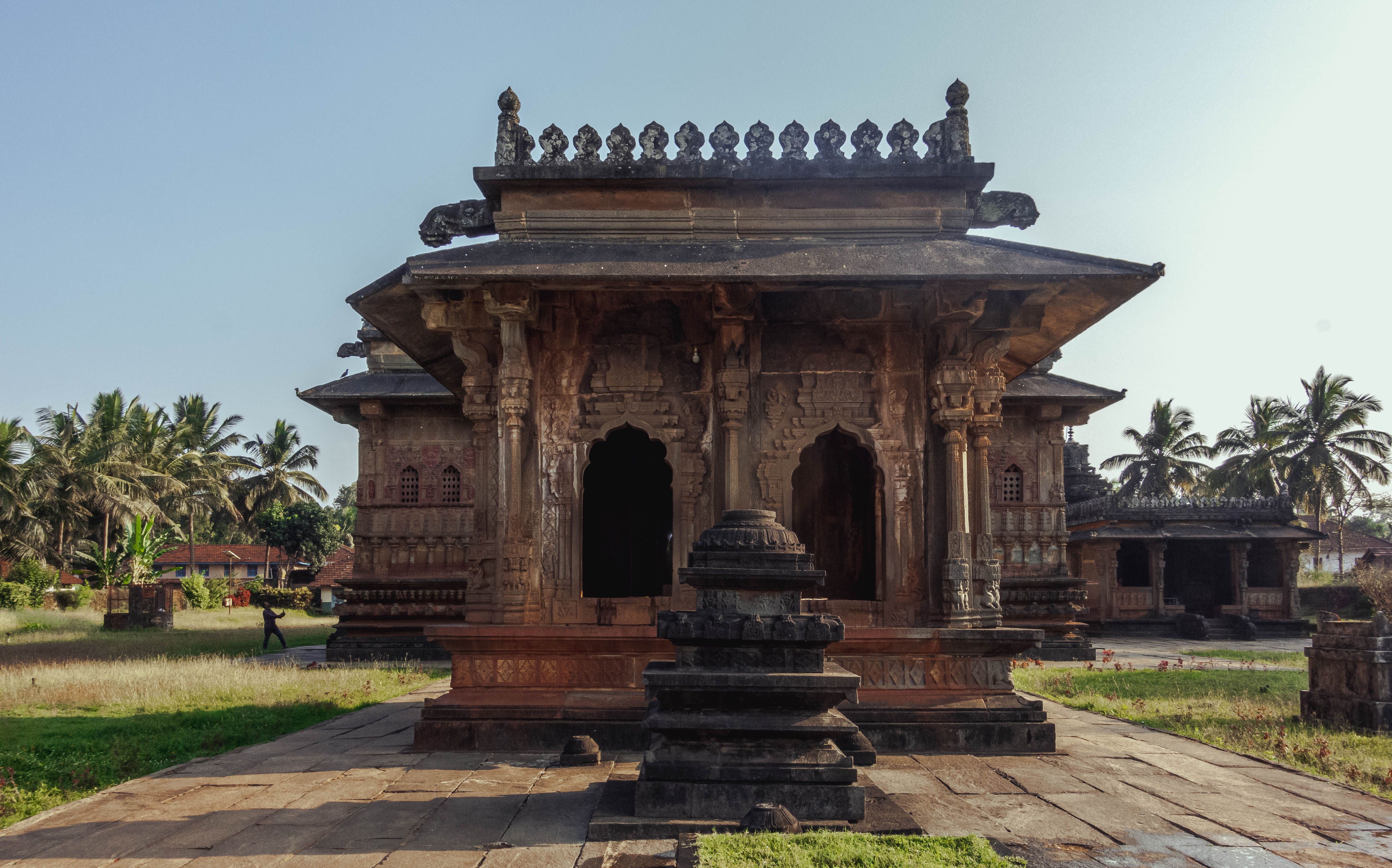 Ancient Hindu Temple with Intricate Carvings · Free Stock Photo