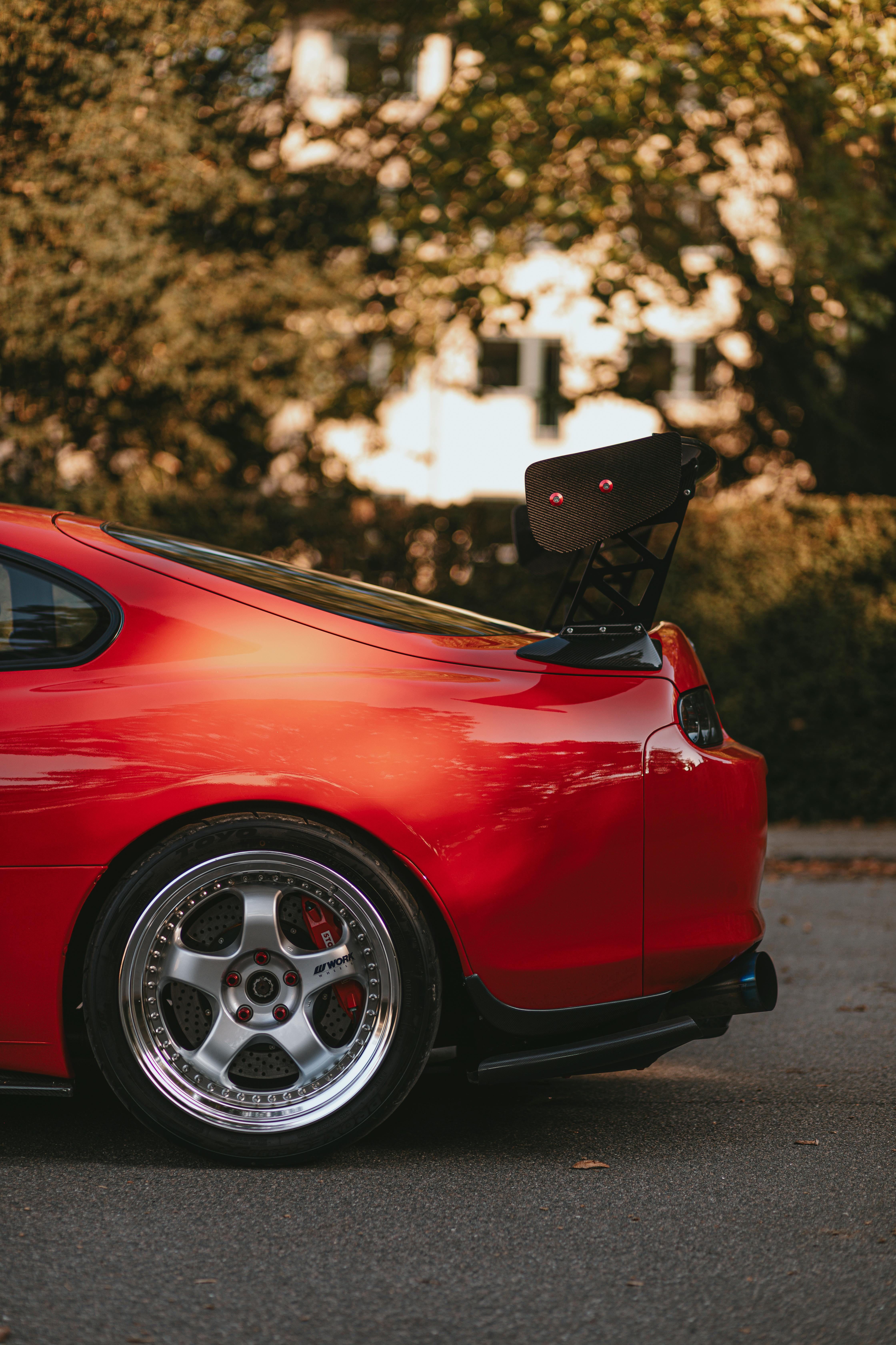 Toyota Supra Merah Mobil Sport Jdm Yang Ikonik · Foto Stok Gratis