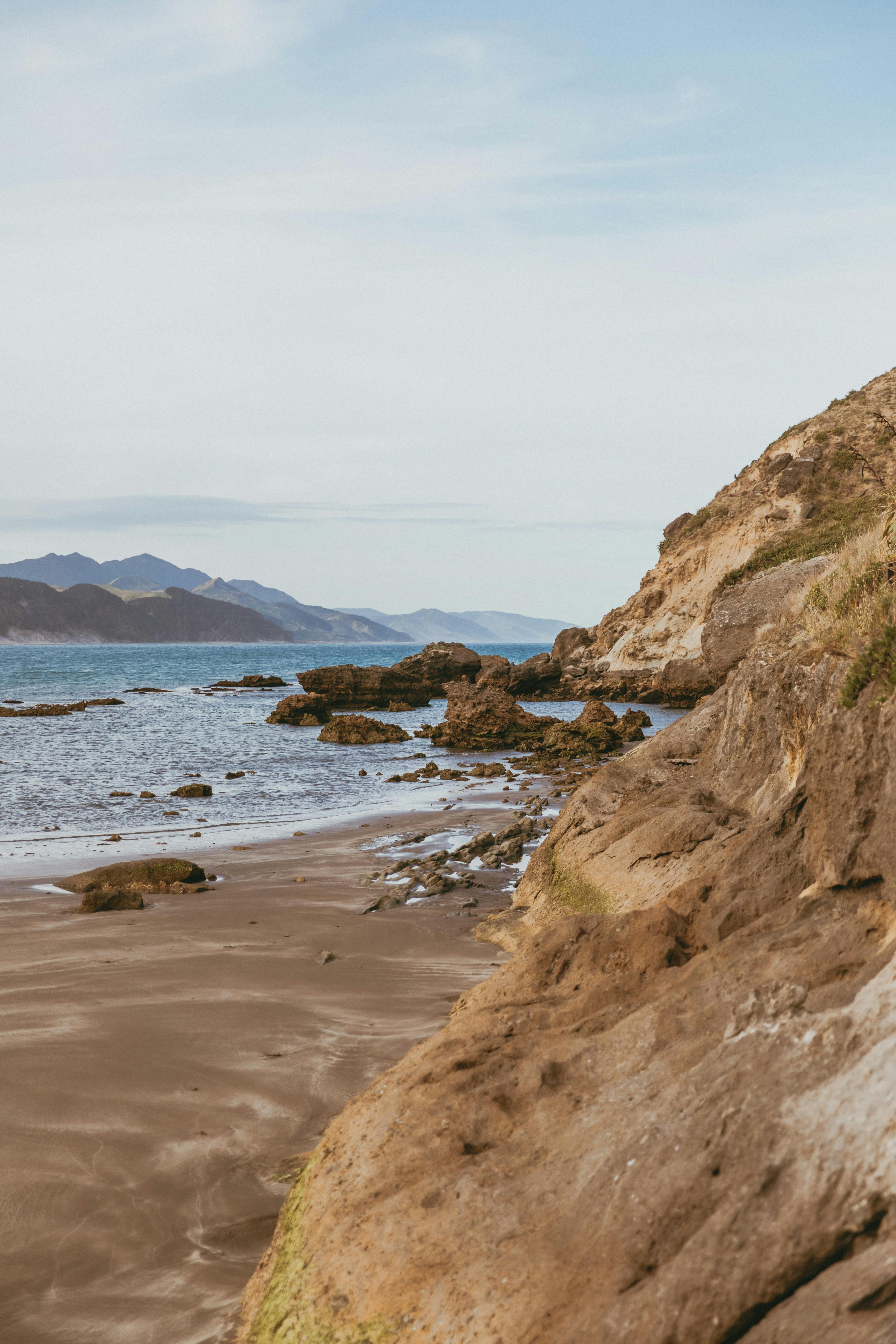 Maják Castlepoint Na Novém Zélandu · Základová fotografie zdarma