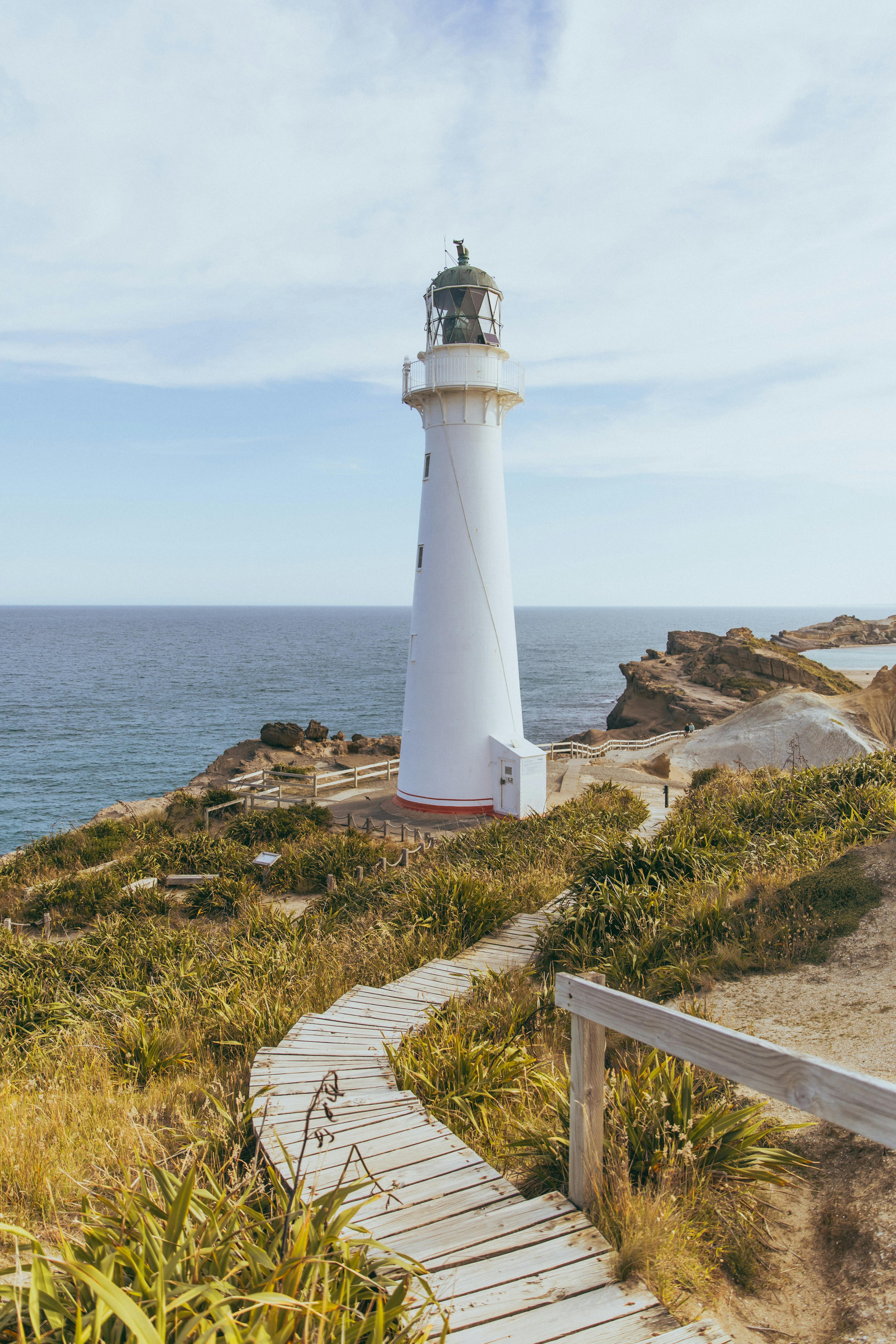 Maják Castlepoint Na Novém Zélandu · Základová fotografie zdarma