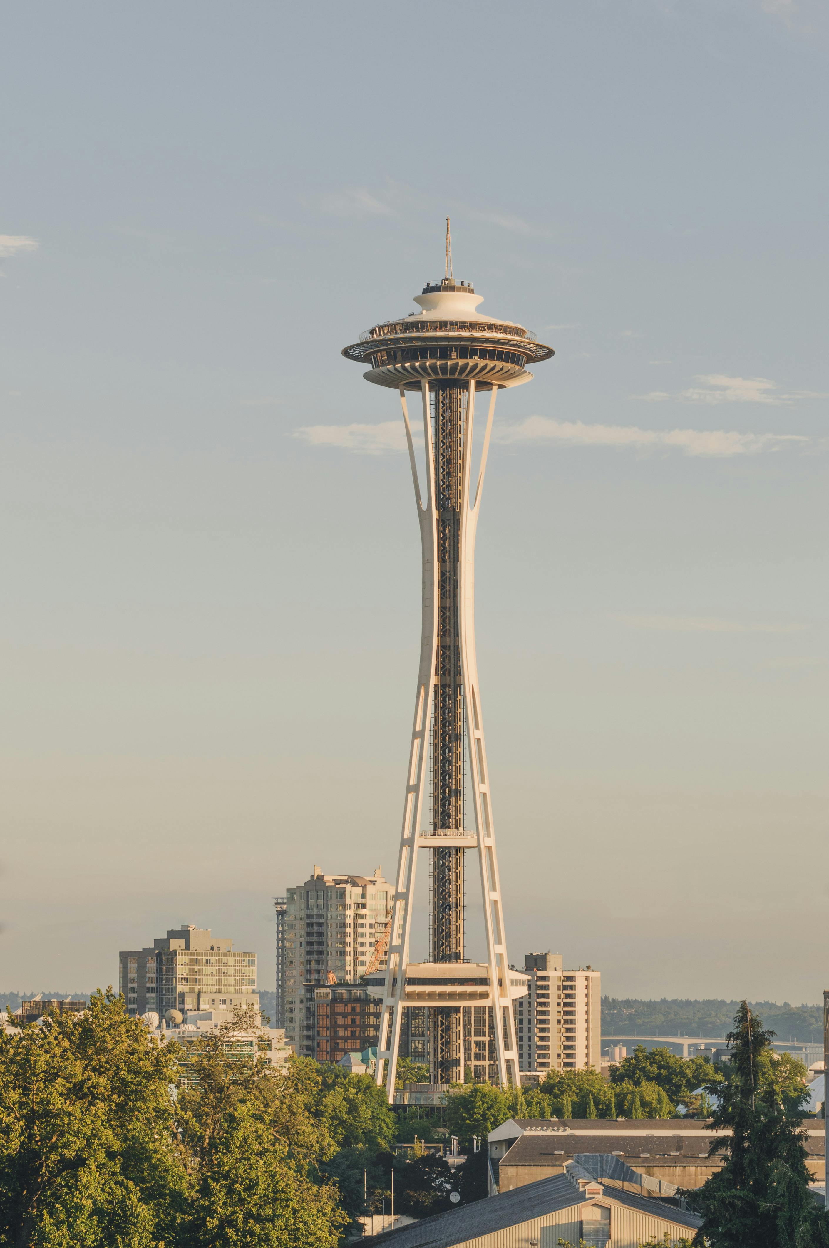 Iconic Space Needle in Seattle Skyline · Free Stock Photo