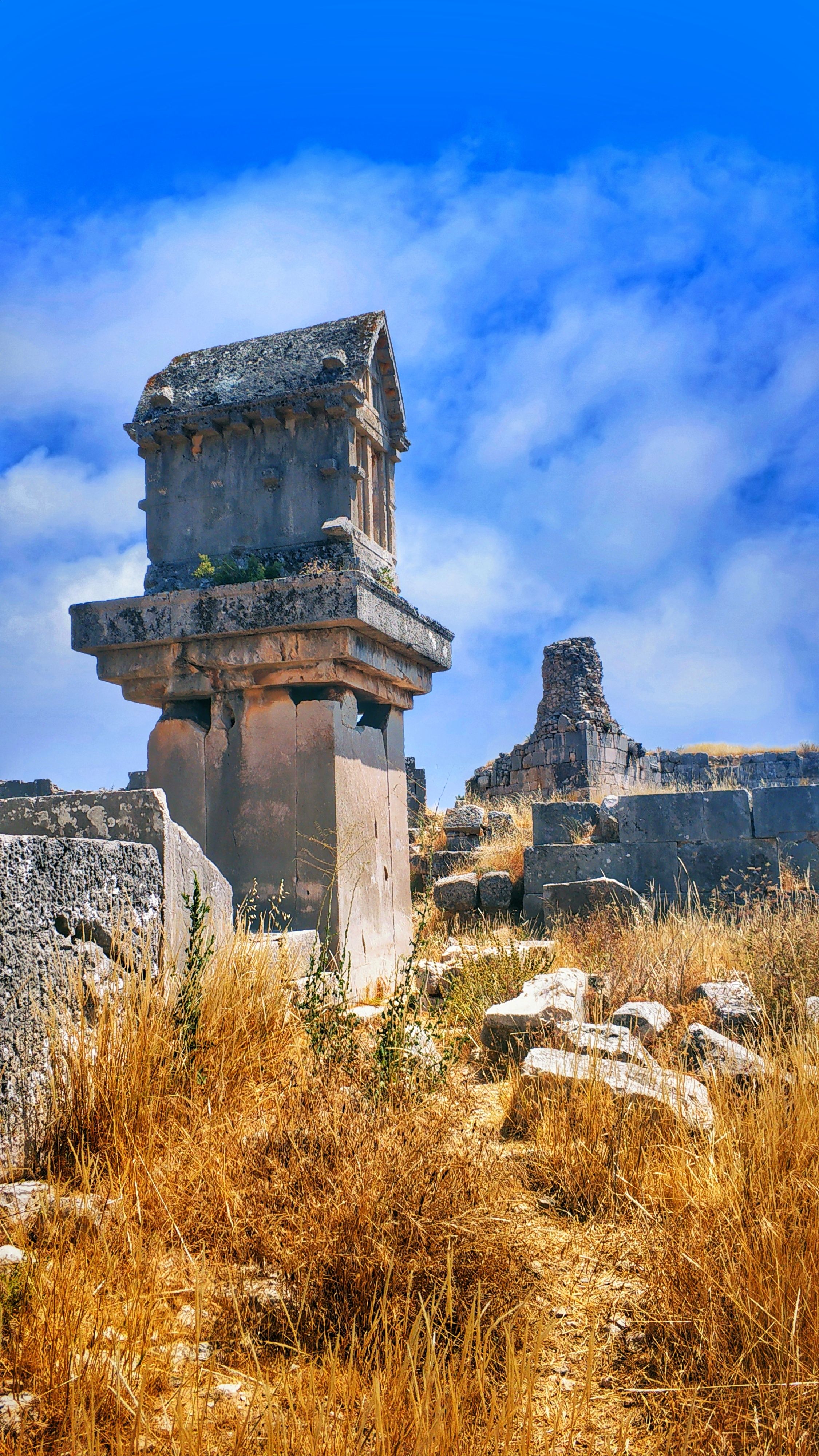 Ancient Lycian Tomb in Ksantos, Türkiye · Free Stock Photo