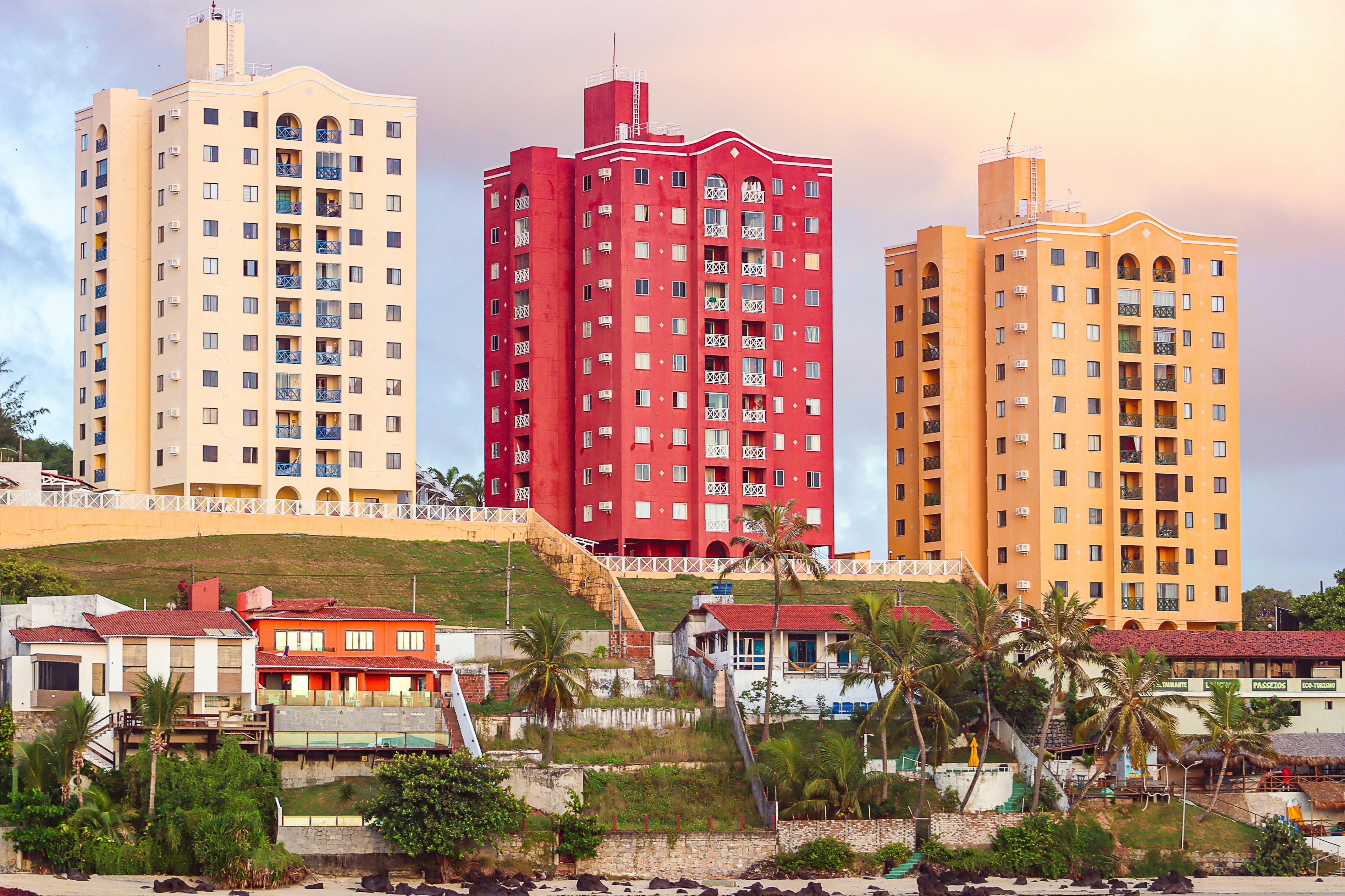 Vibrant High-Rise Buildings in Natal, Brazil Coastline · Free Stock Photo