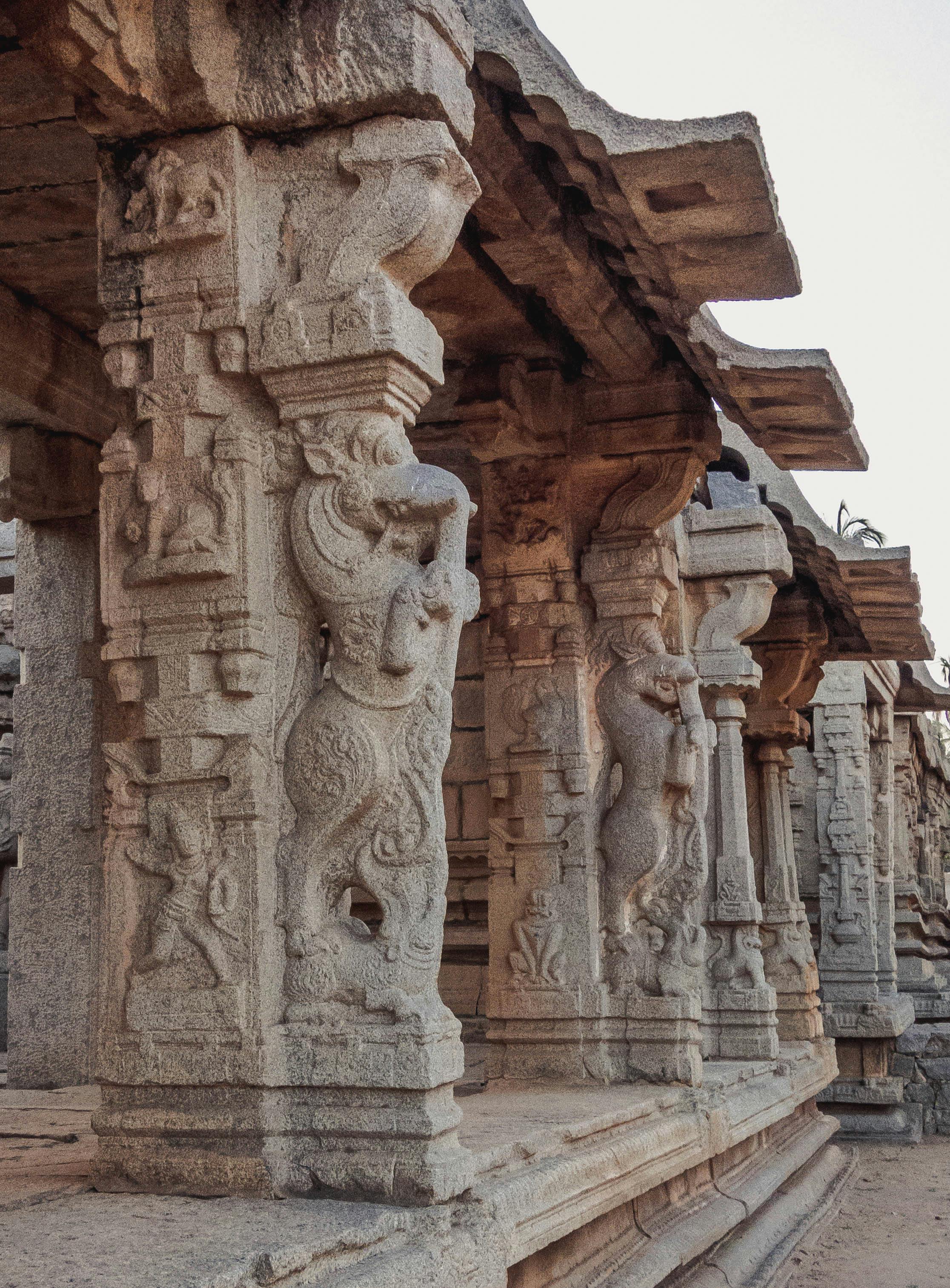 Intricate Stone Carvings at Ancient Indian Temple · Free Stock Photo