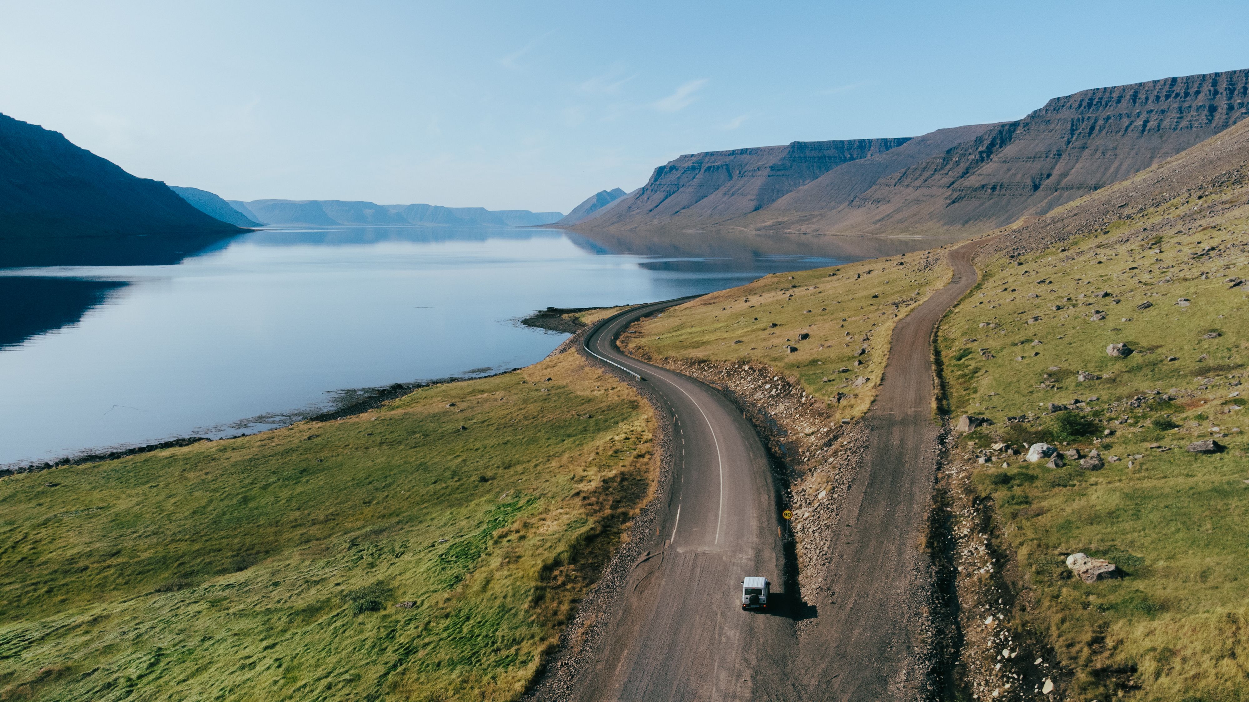 Scenic Drive Along Iceland's Westfjords Coastline · Free Stock Photo